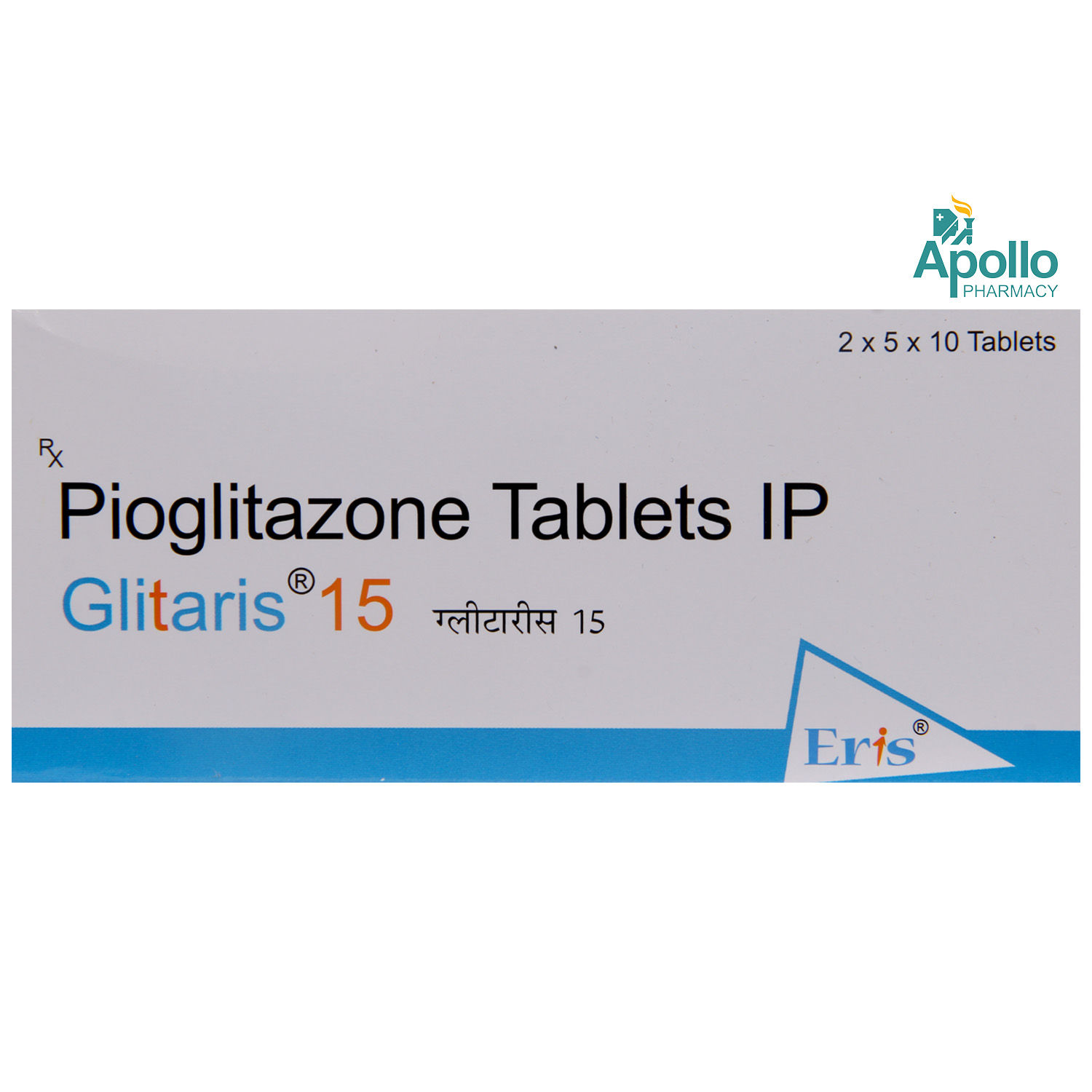 Glitaris 15 Tablet 10's Price, Uses, Side Effects, Composition - Apollo ...