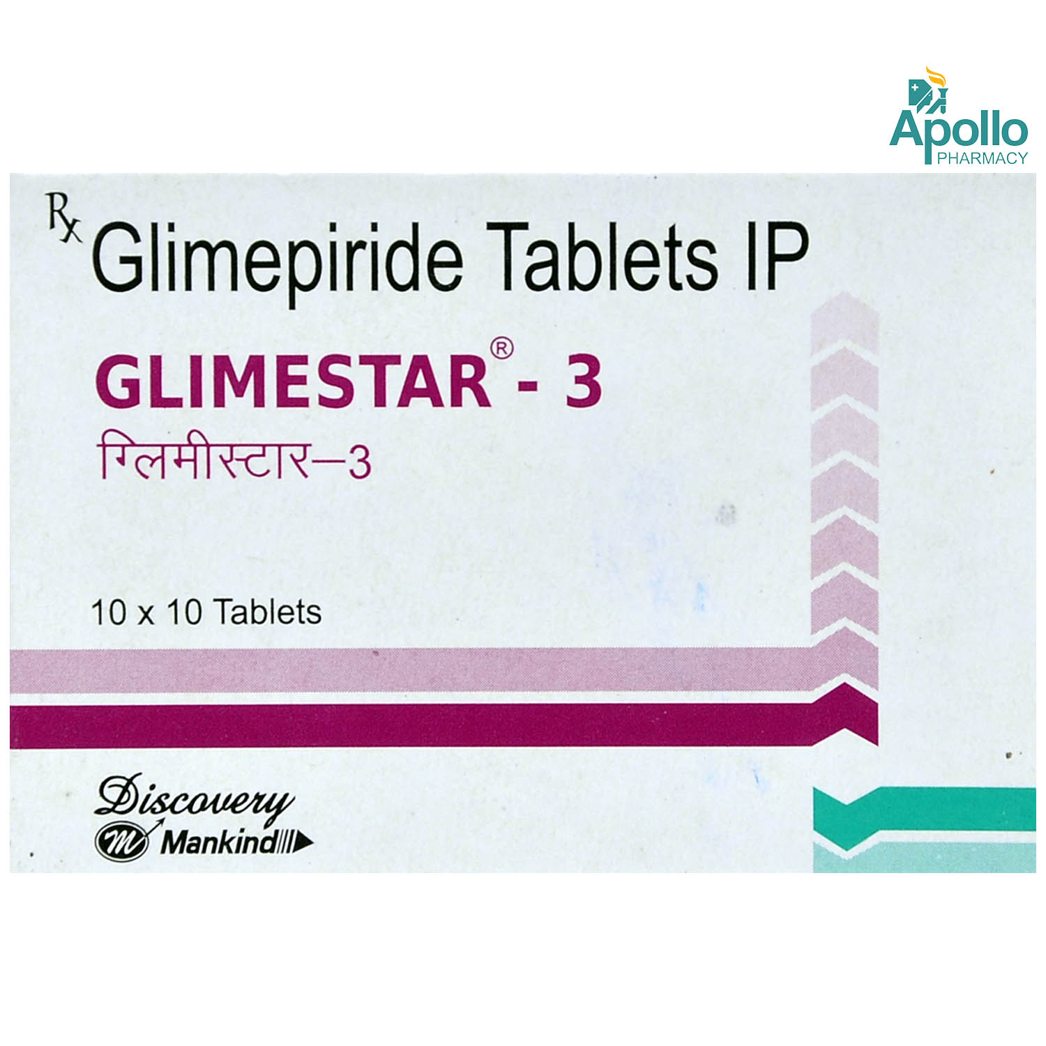 GLIMESTAR 3MG TABLET Price, Uses, Side Effects, Composition - Apollo ...