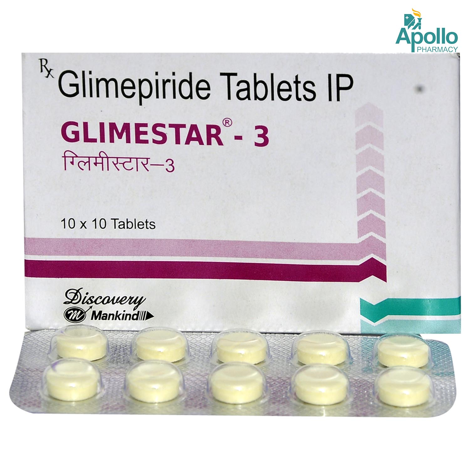 GLIMESTAR 3MG TABLET Price, Uses, Side Effects, Composition - Apollo ...