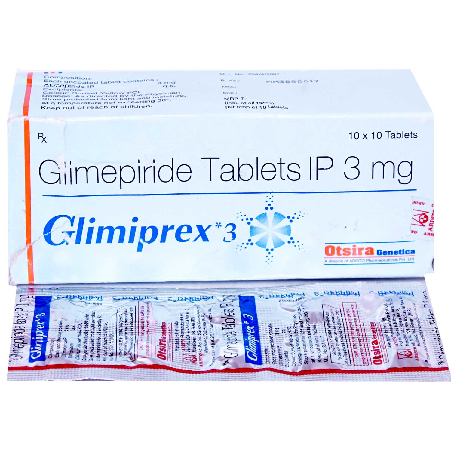 Glimiprex 3 Tablet 10's Price, Uses, Side Effects, Composition - Apollo ...