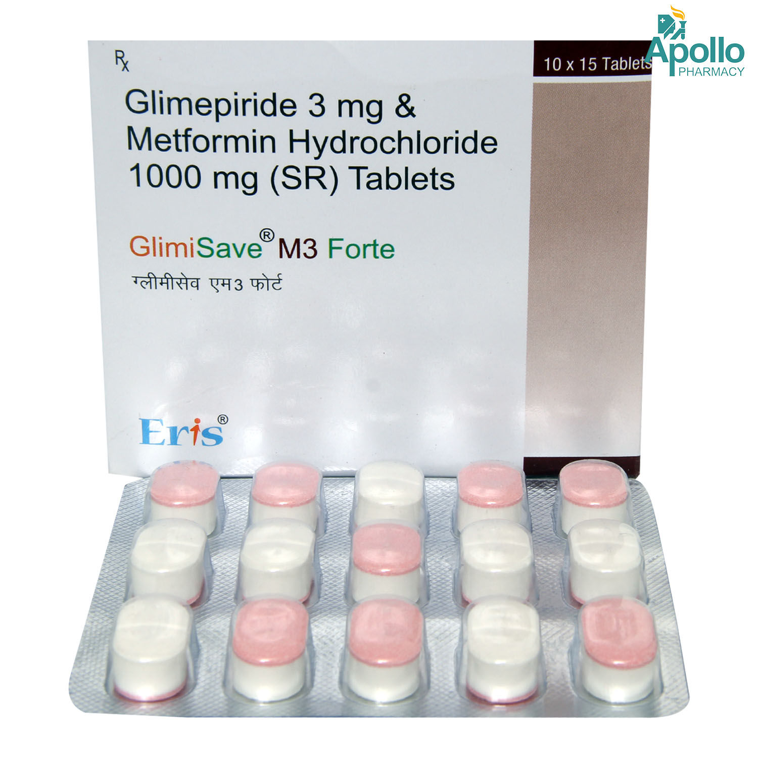 Glimisave M 3 Forte Tablet 15's Price, Uses, Side Effects, Composition ...