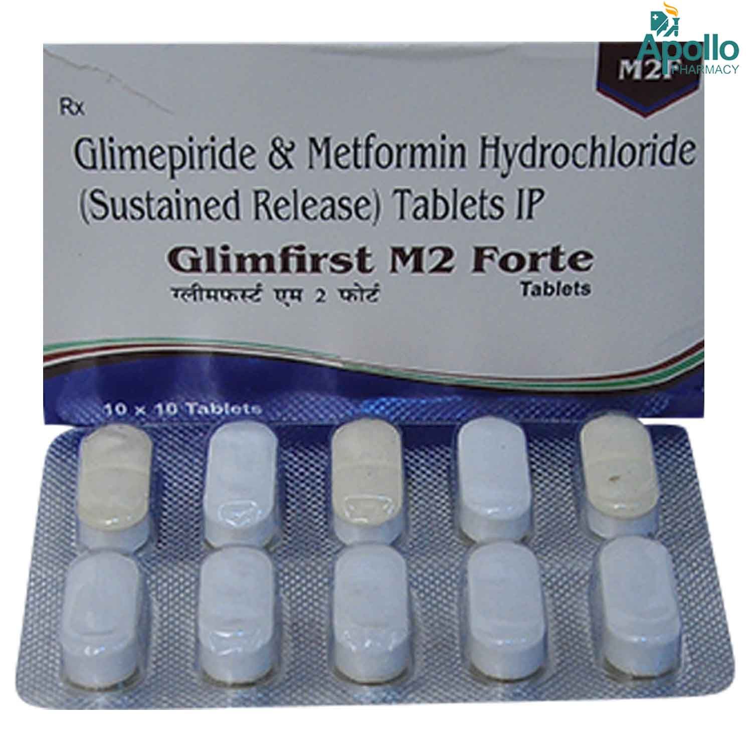 GLIMFIRST M2 FORTE TABLET Price, Uses, Side Effects, Composition ...