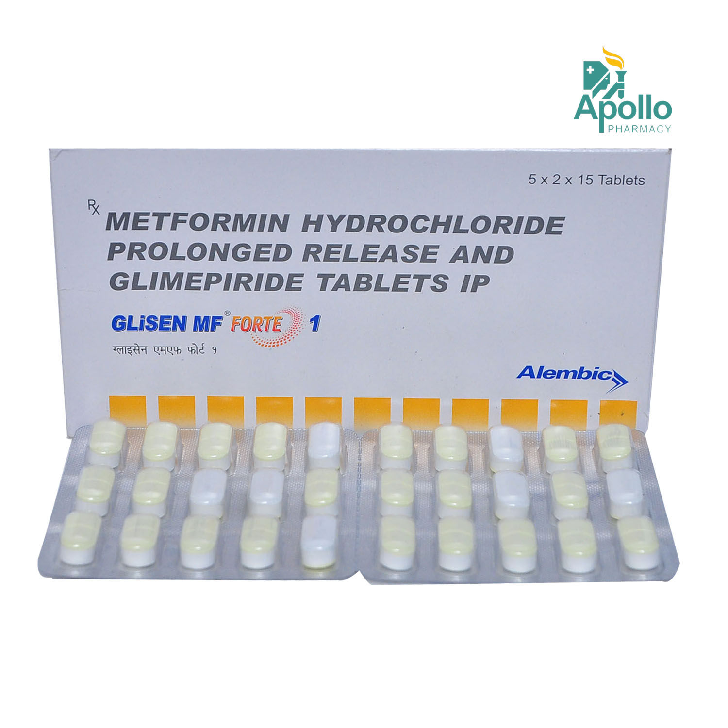 GLISEN MF FORTE 1MG TABLET Price, Uses, Side Effects, Composition ...