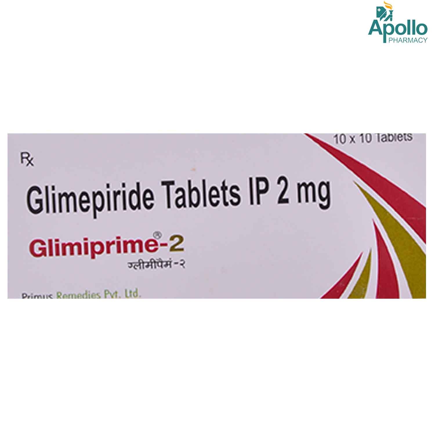 Glimiprime-2 Tablet 10's Price, Uses, Side Effects, Composition ...