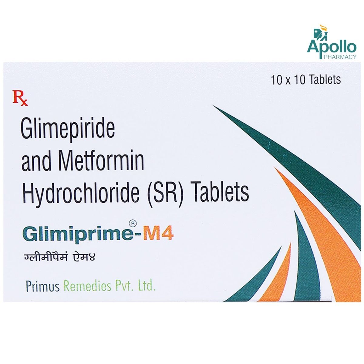 Glimiprime M 4 Tablet 10's Price, Uses, Side Effects, Composition ...