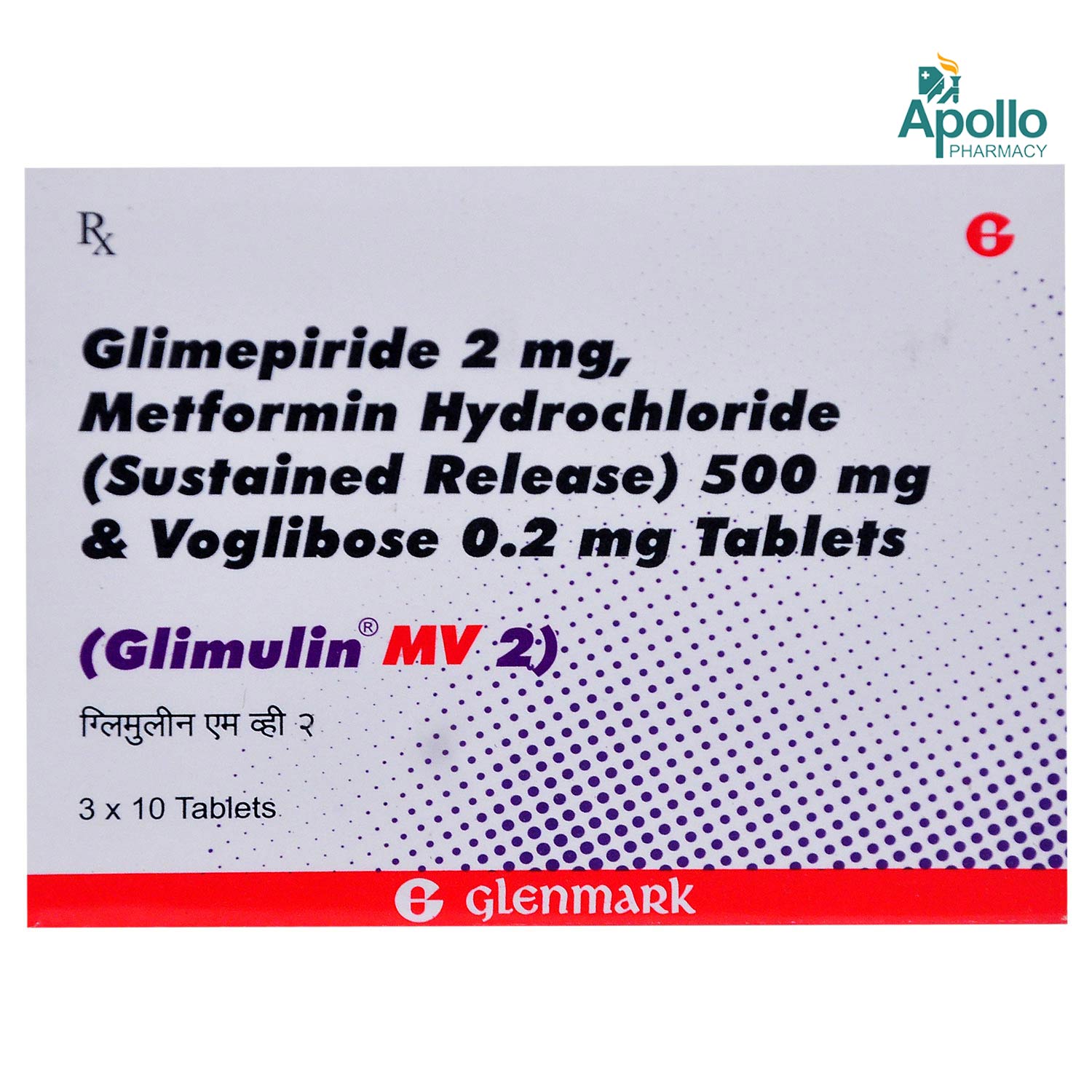 Glimulin MV 2 Tablet 10's Price, Uses, Side Effects, Composition ...