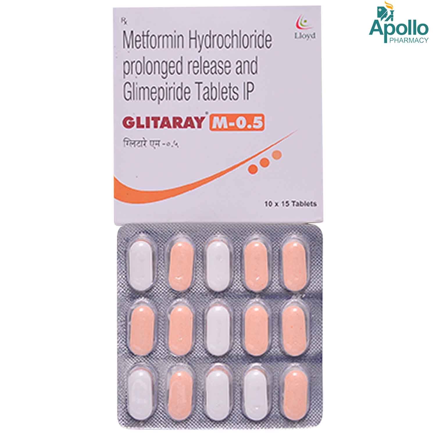 Glitaray M-0.5 Tablet 15's Price, Uses, Side Effects, Composition ...