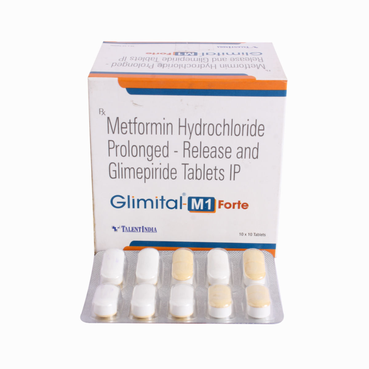 Glimital-M 1 Forte Tablet 10's Price, Uses, Side Effects, Composition ...