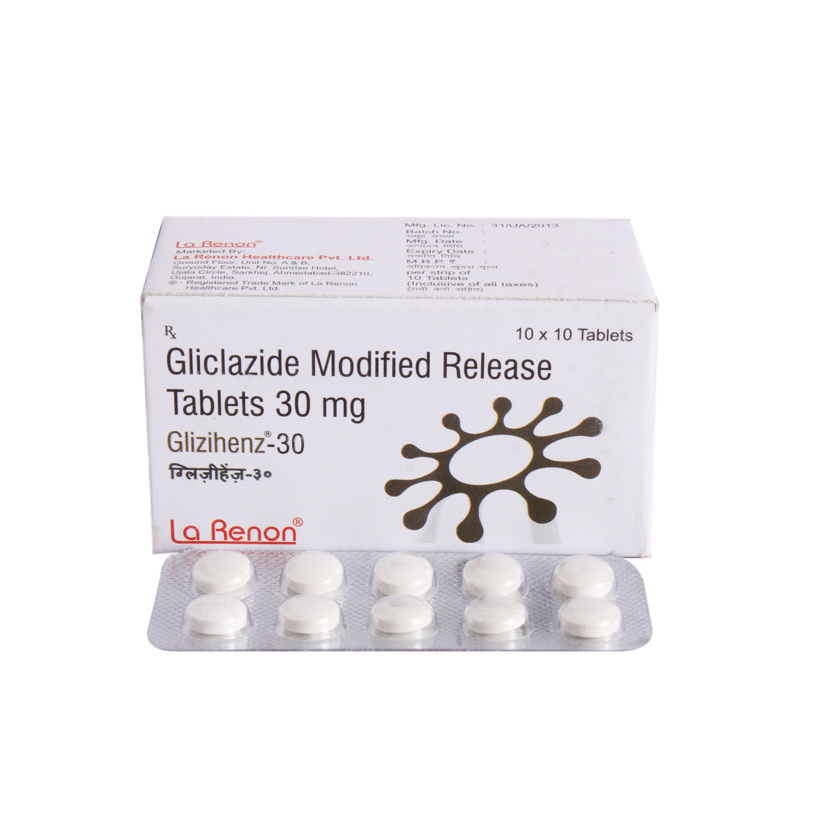 Glizihenz-30mg Mr Tablet 10's Price, Uses, Side Effects, Composition ...