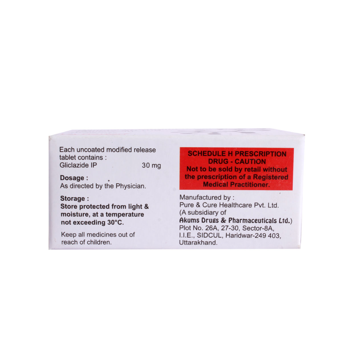 Glizihenz-30mg Mr Tablet 10's Price, Uses, Side Effects, Composition ...