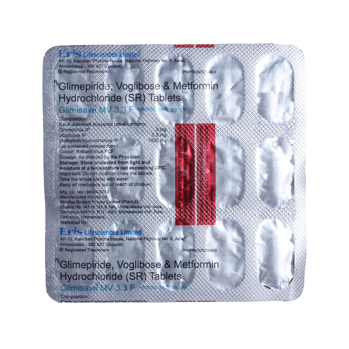 GLIMISAVE MV 3.3F TABLET 15'S Price, Uses, Side Effects, Composition ...