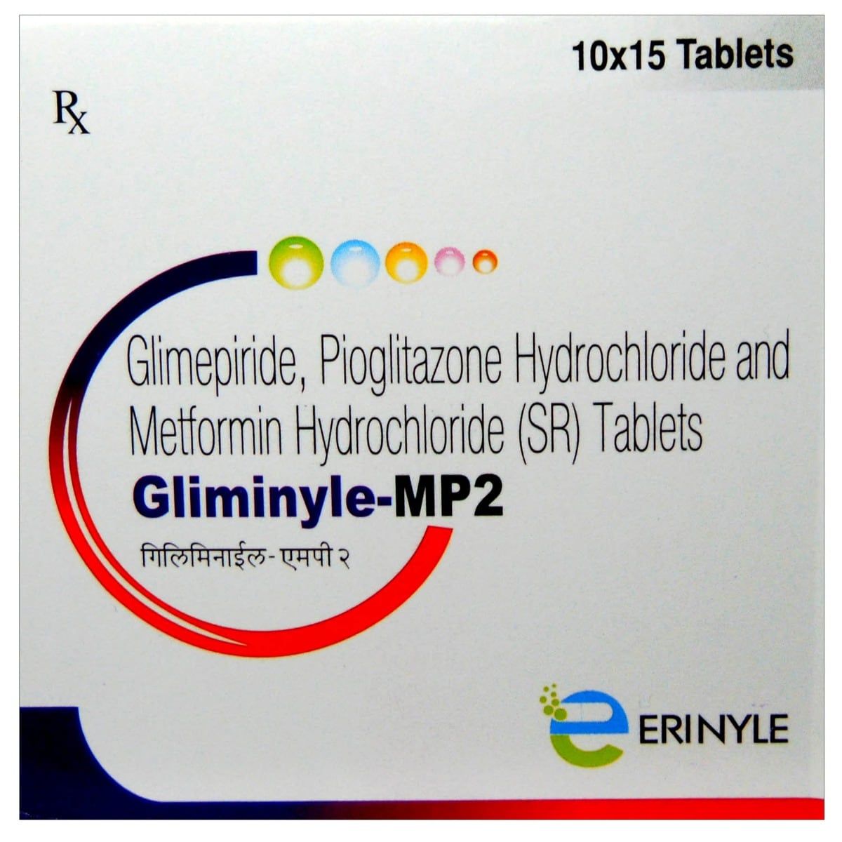 Gliminyle-MP2 Tablet 15's Price, Uses, Side Effects, Composition ...