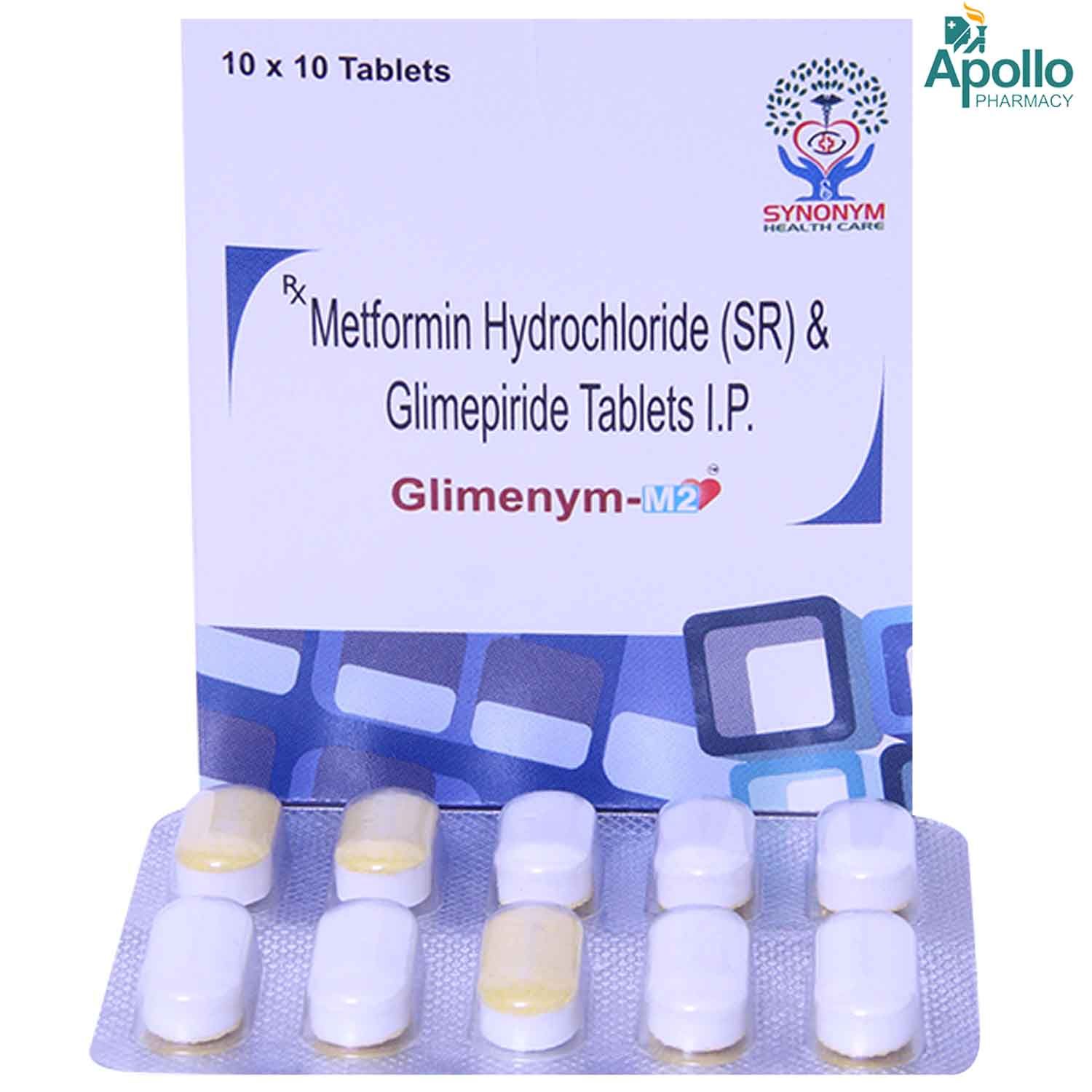 Glimenym-M2 Tablet 10's Price, Uses, Side Effects, Composition - Apollo ...
