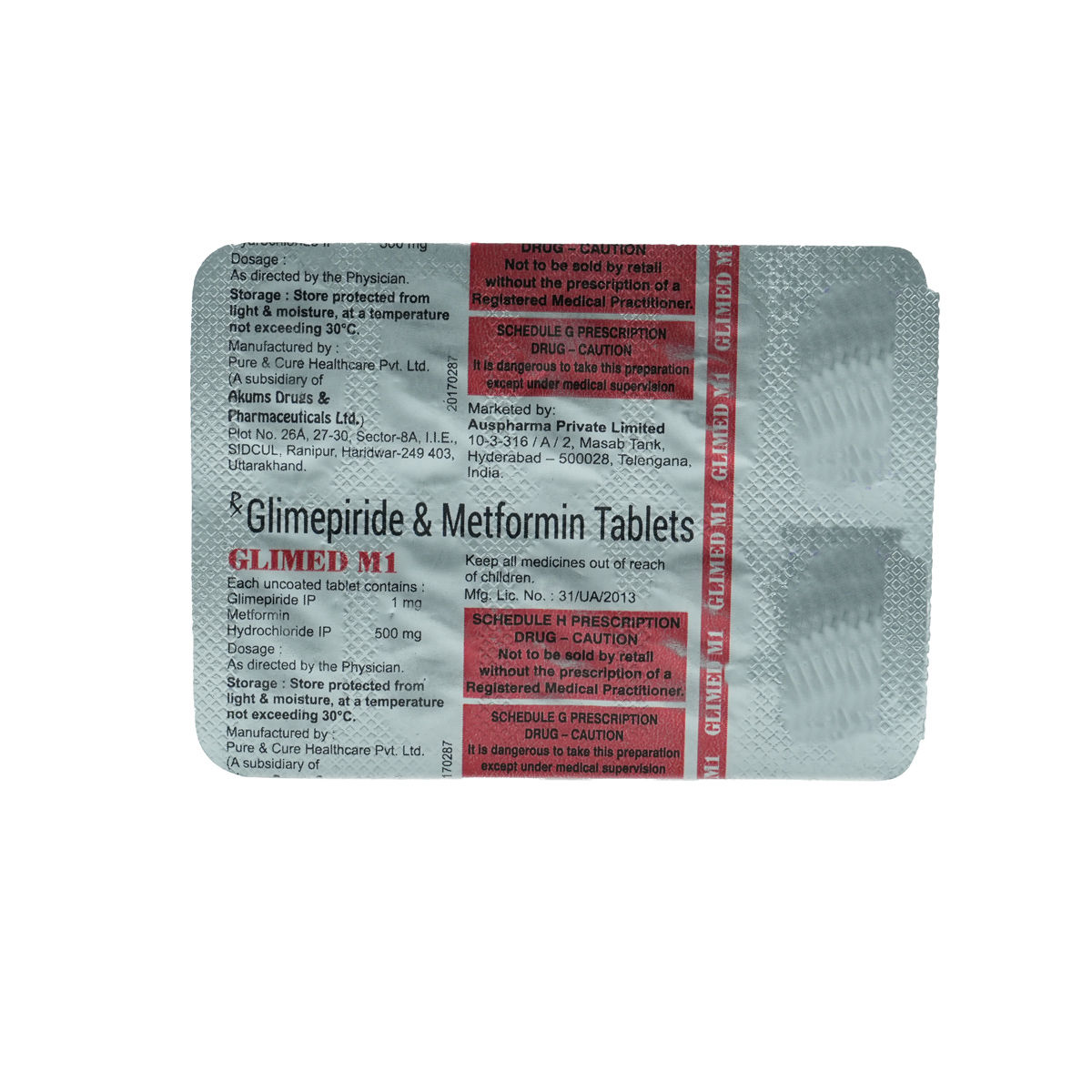 Glimed M1 Tablet 10's Price, Uses, Side Effects, Composition - Apollo ...