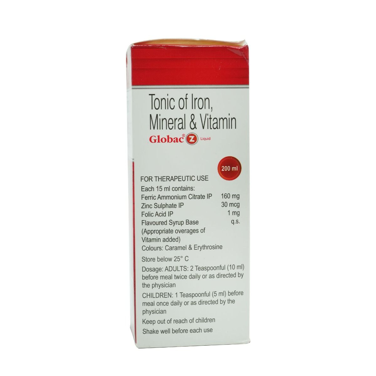 Globac Z Liquid 200 ml Price, Uses, Side Effects, Composition - Apollo ...