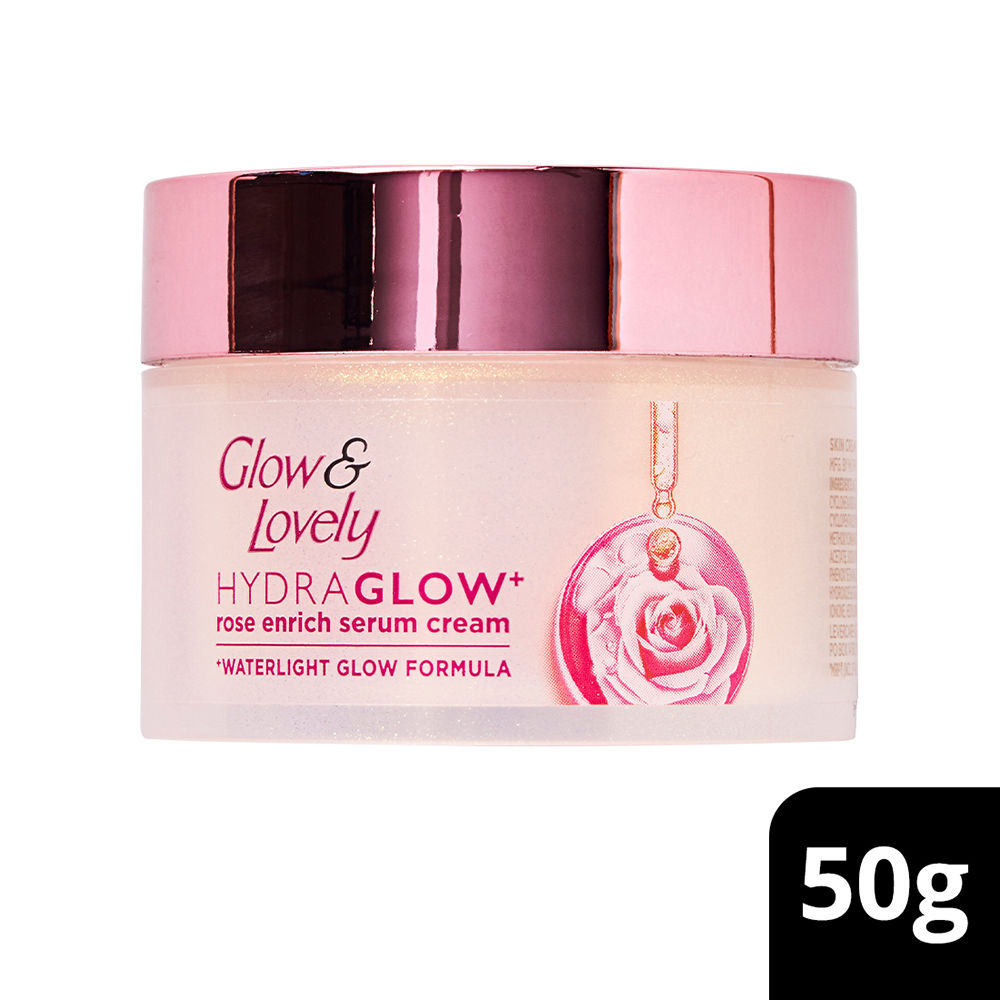 Glow & Lovely Hydra Glow+ Rose Enrich Serum Cream, 50 gm Price, Uses ...