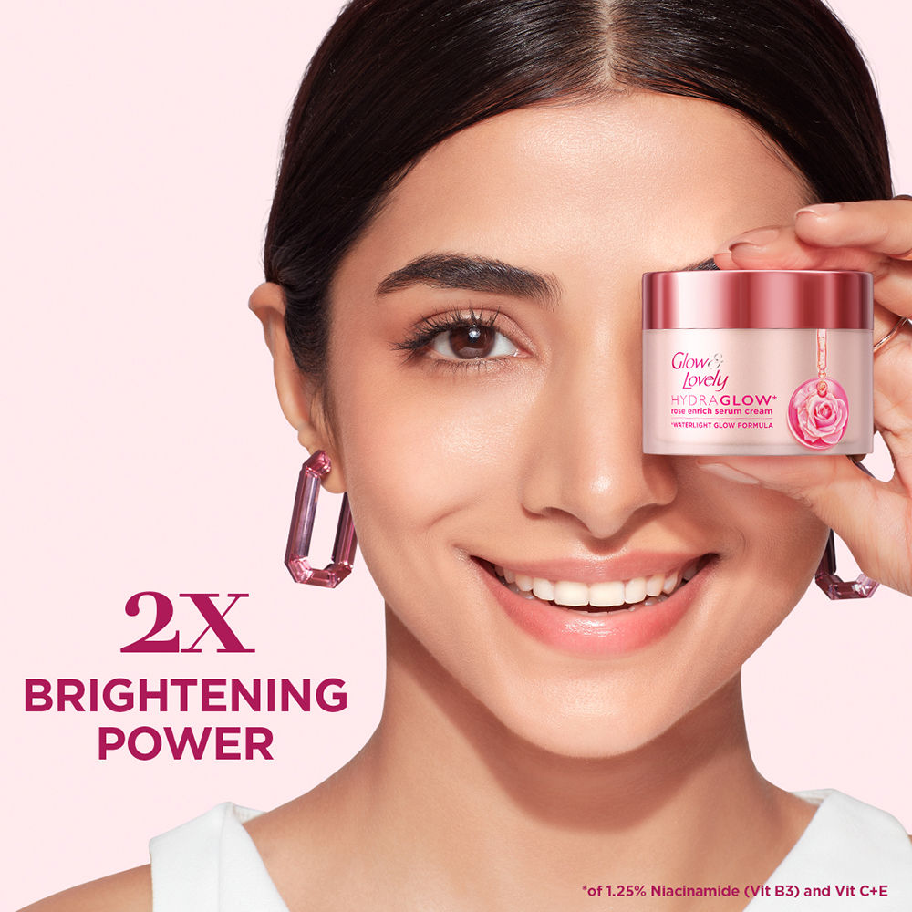 Glow And Lovely Hydra Glow Rose Enrich Serum Cream 50 Gm Price Uses