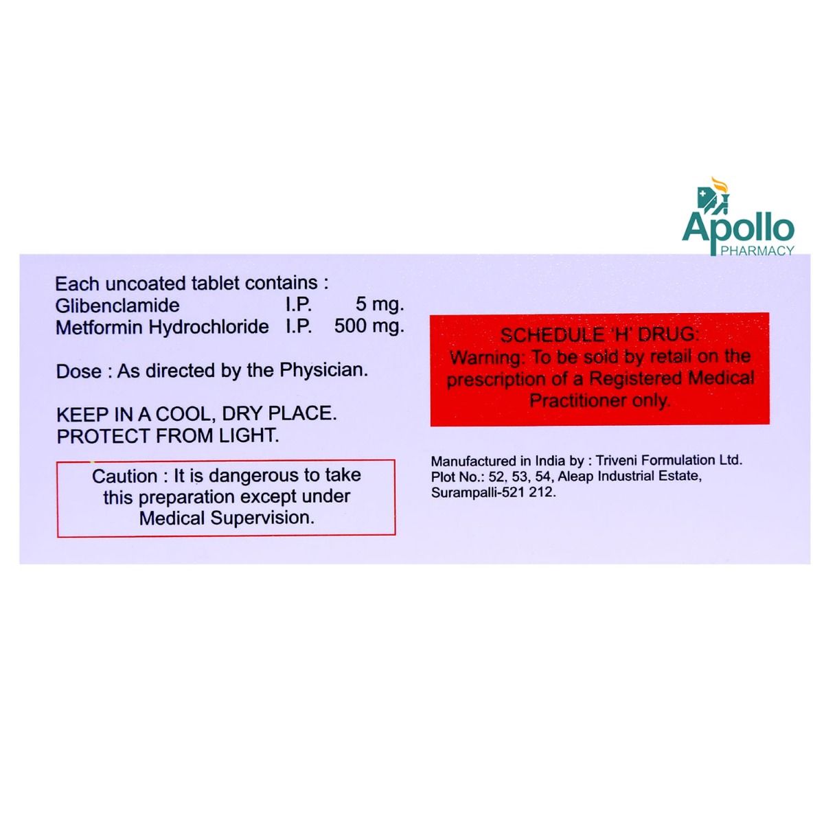 Glucodol Forte Tablet 10's Price, Uses, Side Effects, Composition ...