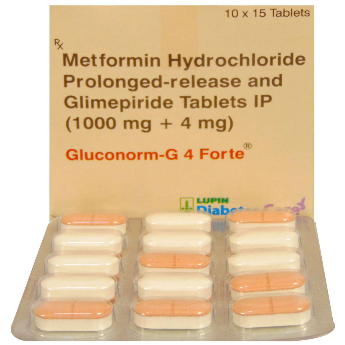 Gluconorm G 4 Forte Tablet 15's Price, Uses, Side Effects, Composition - Apollo Pharmacy