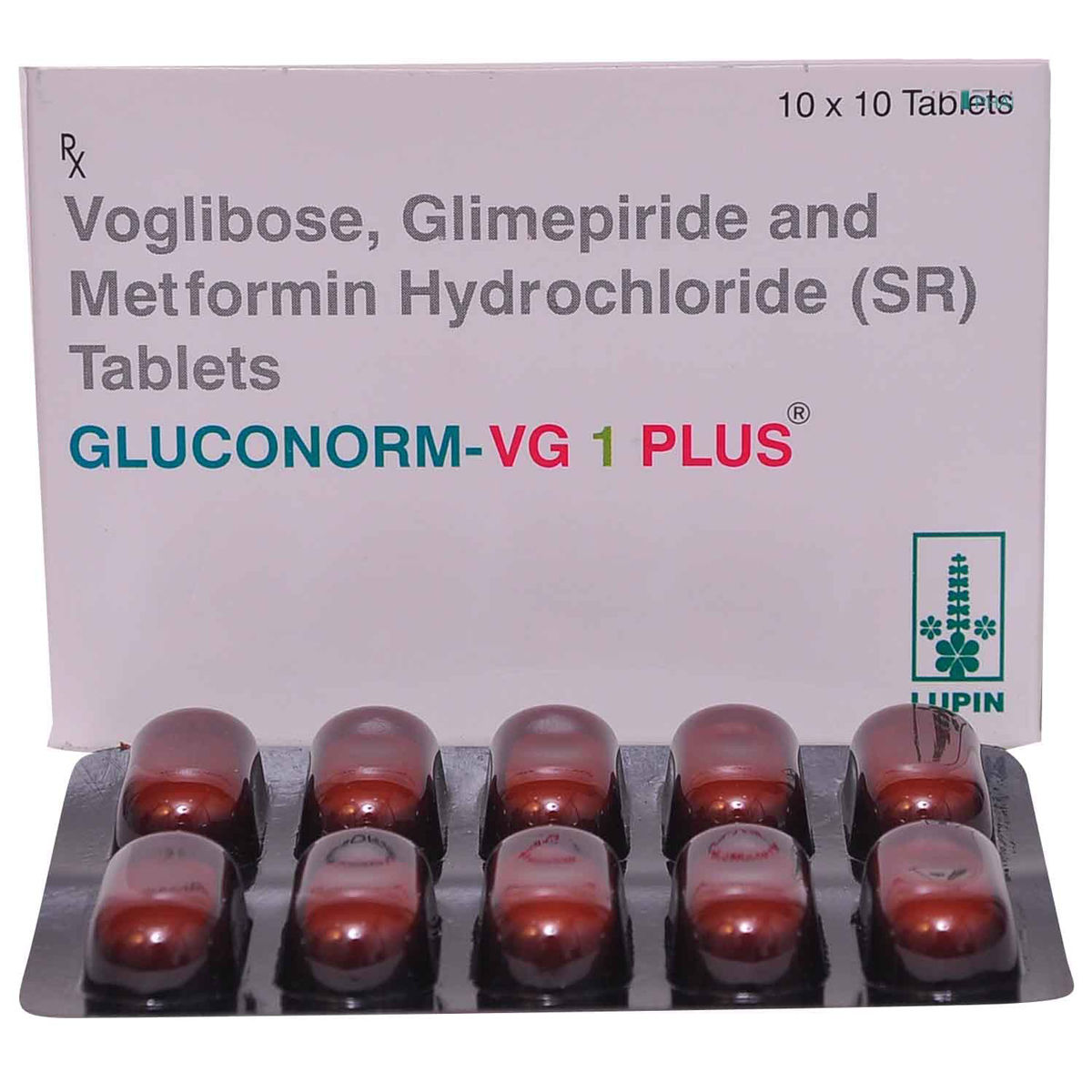 Gluconorm-VG 1 Plus Tablet 10's Price, Uses, Side Effects, Composition ...