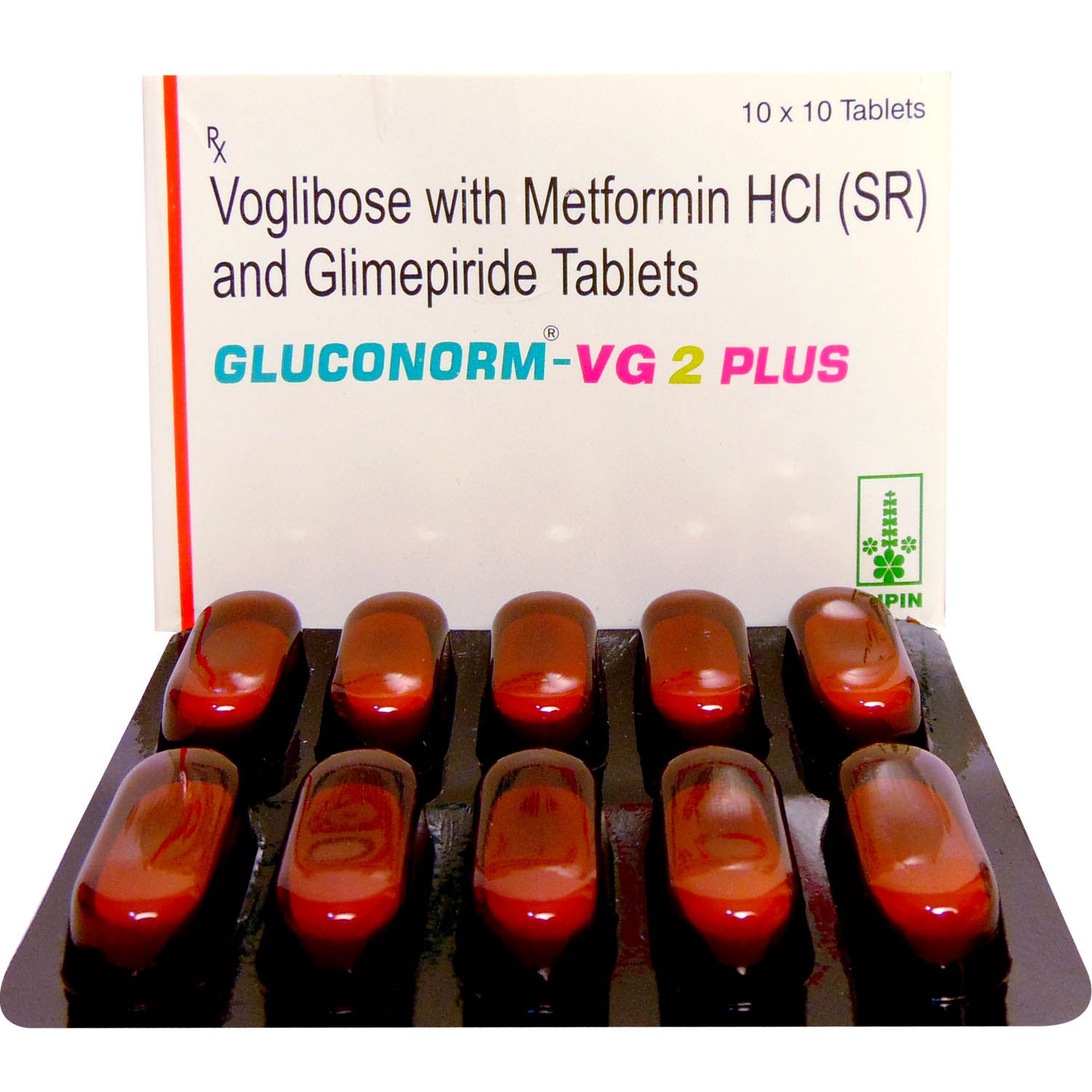 Gluconorm-VG 2 Plus Tablet 10's Price, Uses, Side Effects, Composition ...