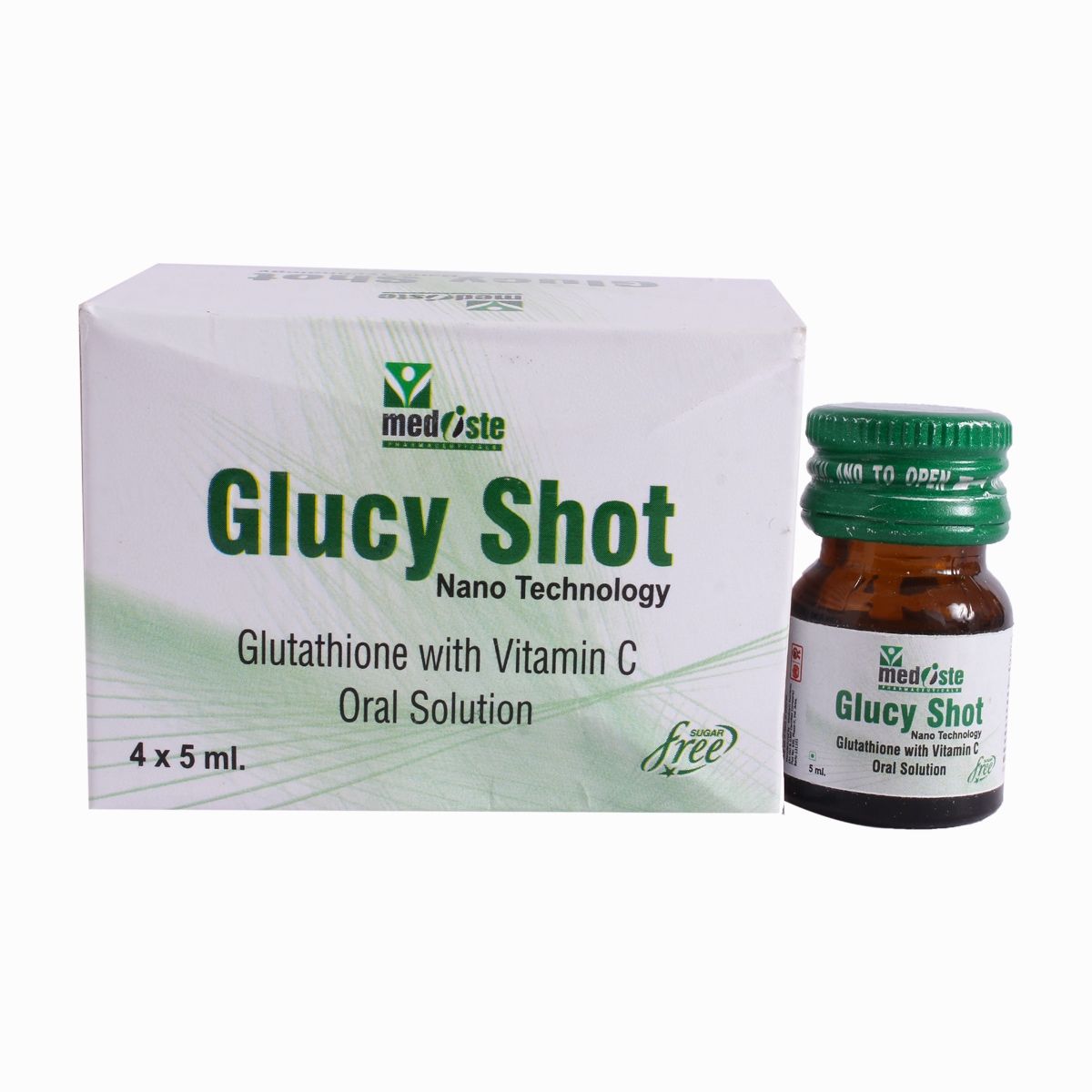 Glucy Shot Oral Solution 5ml Price, Uses, Side Effects, Composition ...