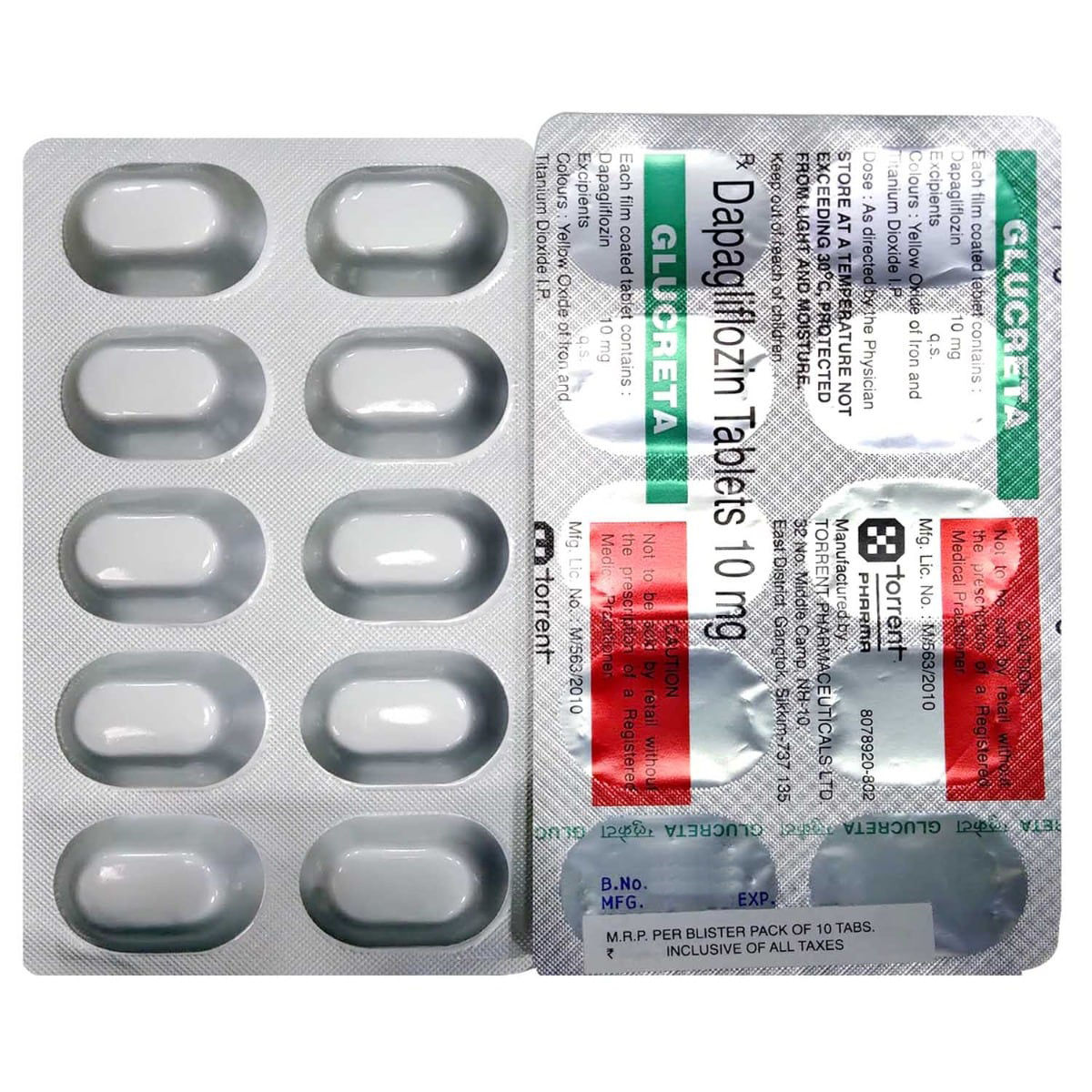 Glucreta Tablet 10's Price, Uses, Side Effects, Composition - Apollo ...