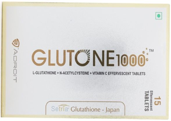 Glutone 1000 Effervescent Tablet 15's Price, Uses, Side Effects ...