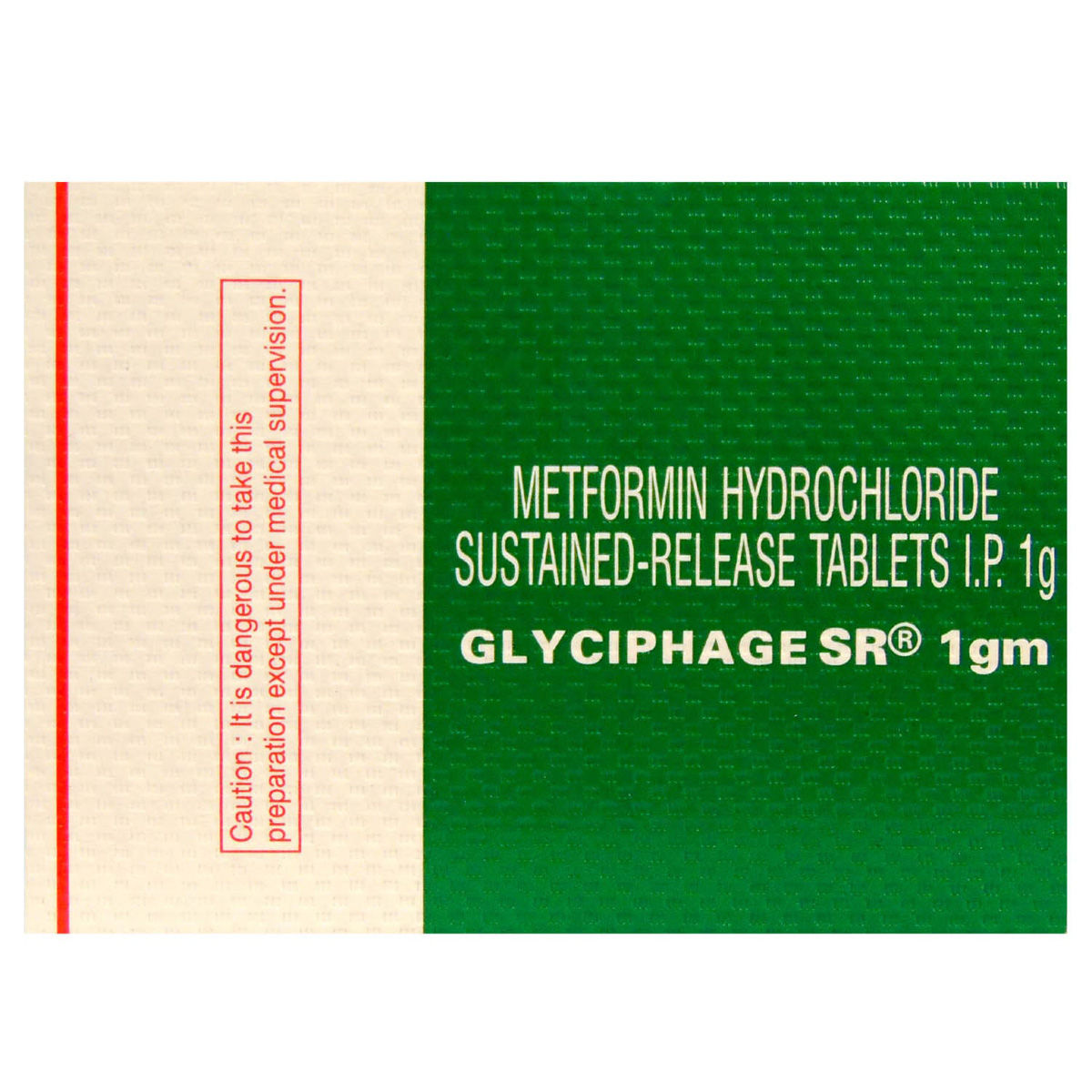 Glyciphage SR 1 gm Tablet 10's Price, Uses, Side Effects, Composition - Apollo Pharmacy
