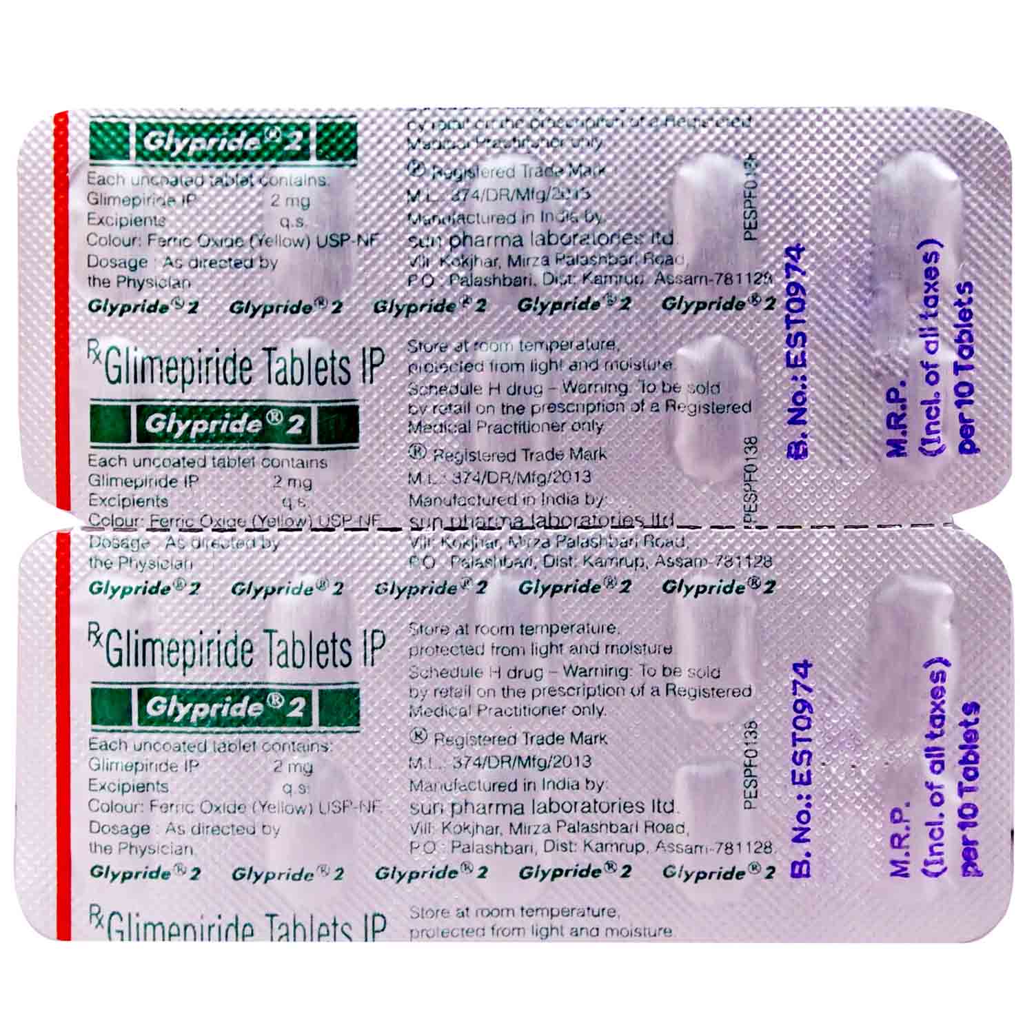 GLYPRIDE 2MG TABLET Price, Uses, Side Effects, Composition - Apollo ...
