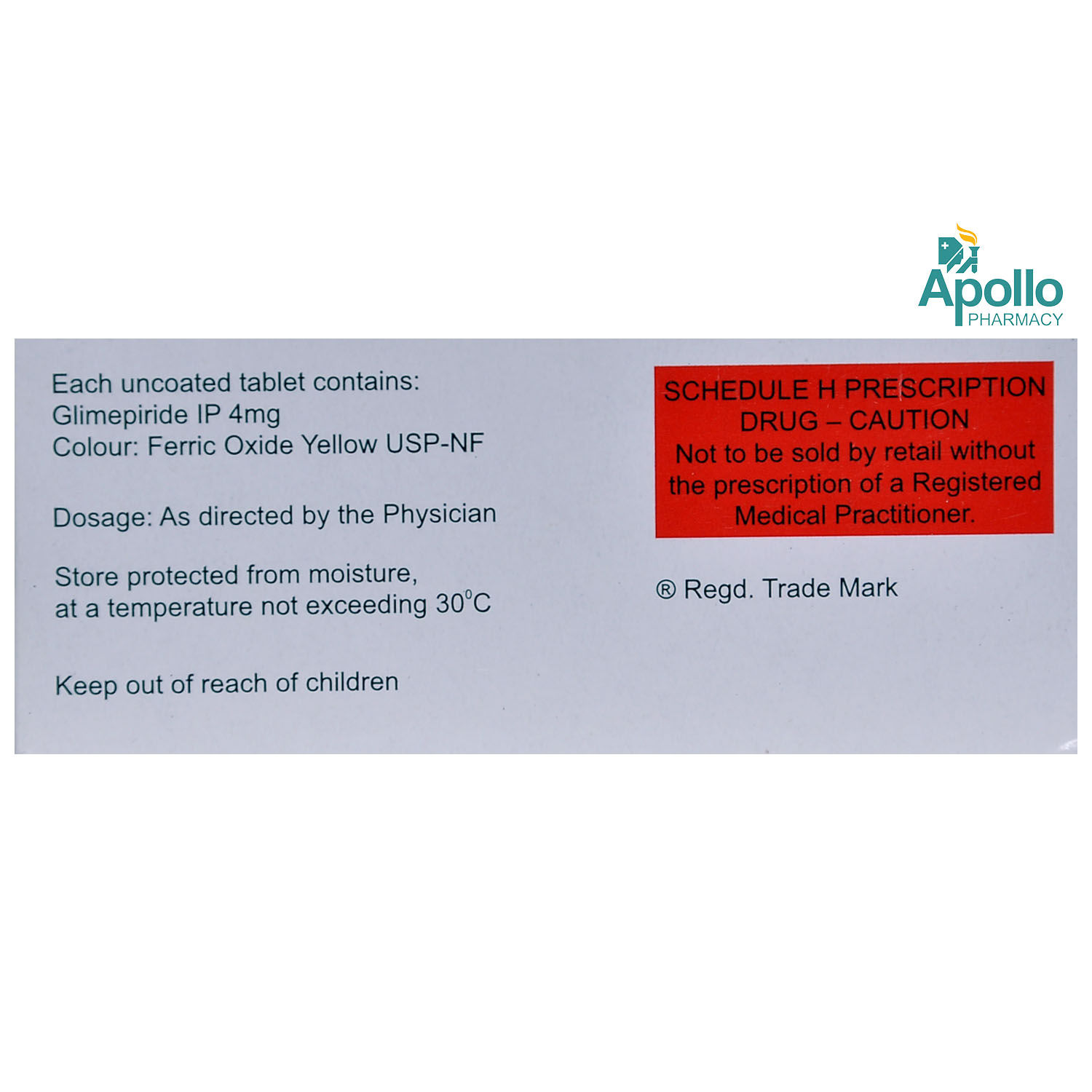 Glyree-4 Tablet 10's Price, Uses, Side Effects, Composition - Apollo ...