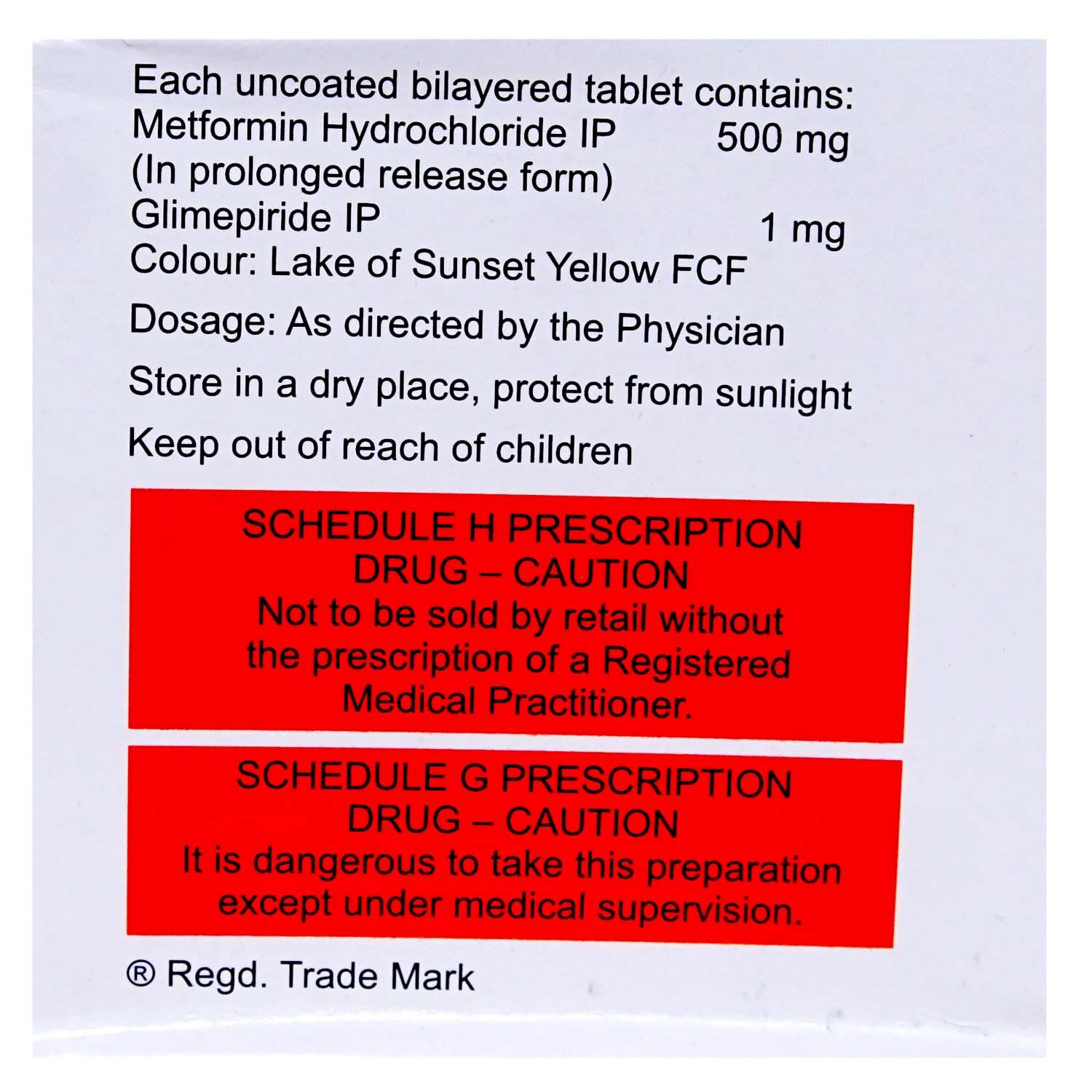 Glyree-M1 Tablet 10's Price, Uses, Side Effects, Composition - Apollo ...