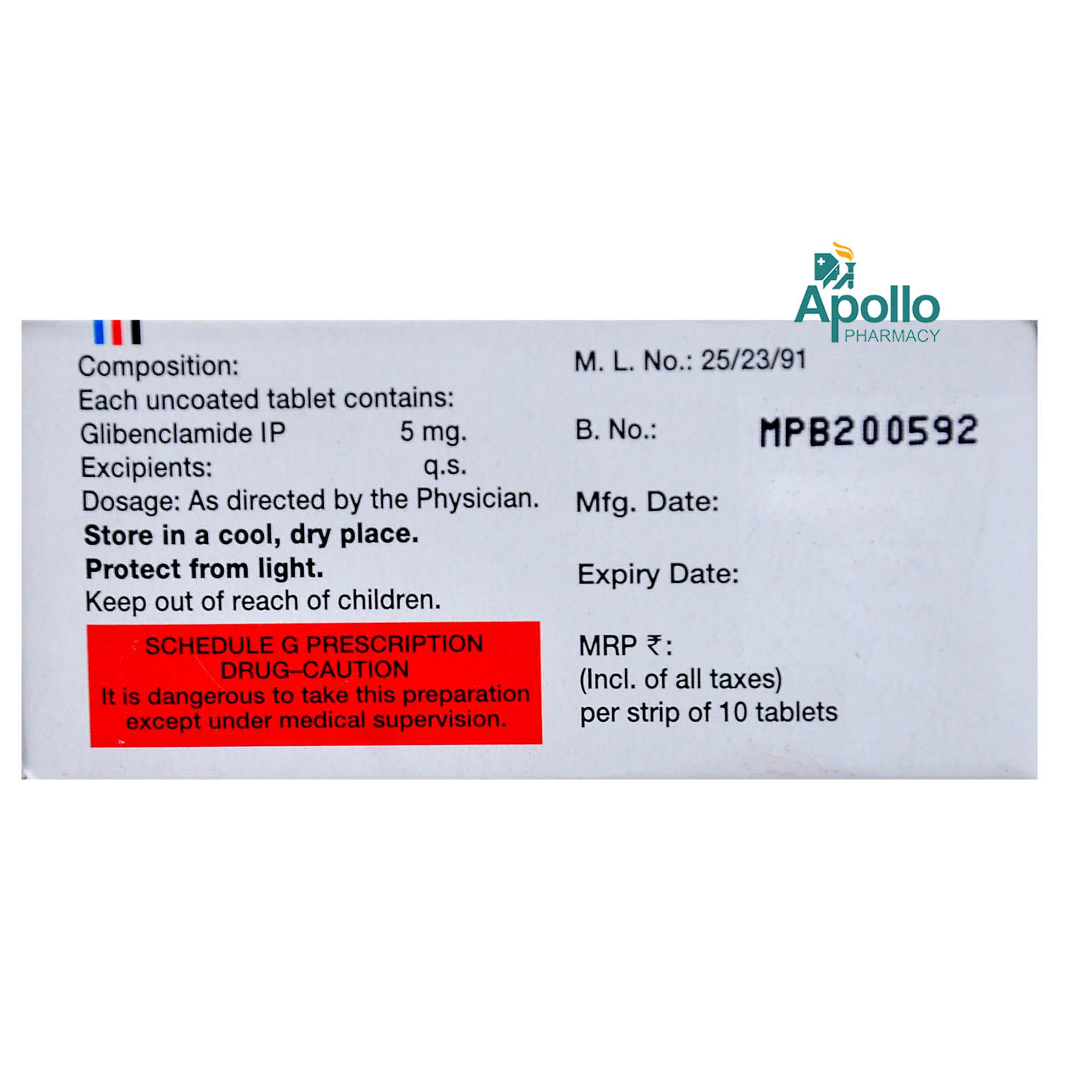 GLYBOVIN 5MG TABLET Price, Uses, Side Effects, Composition - Apollo ...