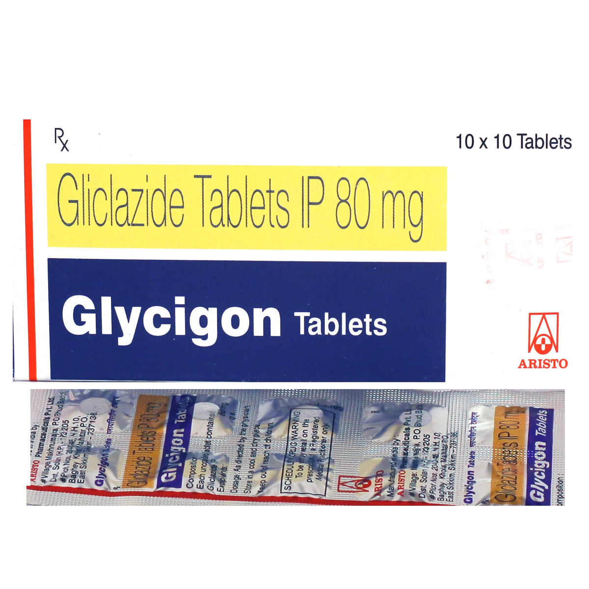 Glycigon 80 Tablet 10's Price, Uses, Side Effects, Composition - Apollo ...