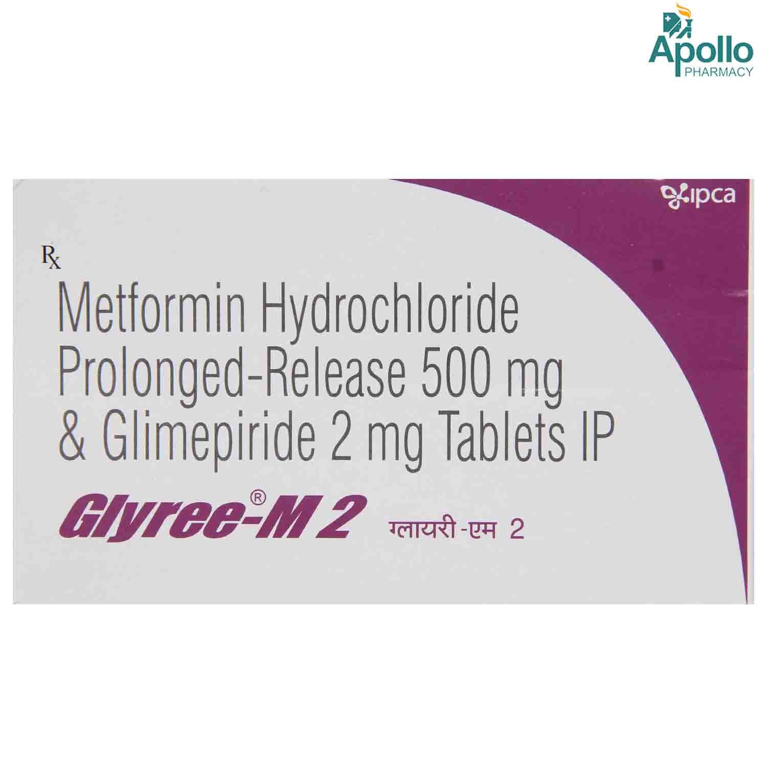 Glyree-M2 Tablet 10's Price, Uses, Side Effects, Composition - Apollo ...