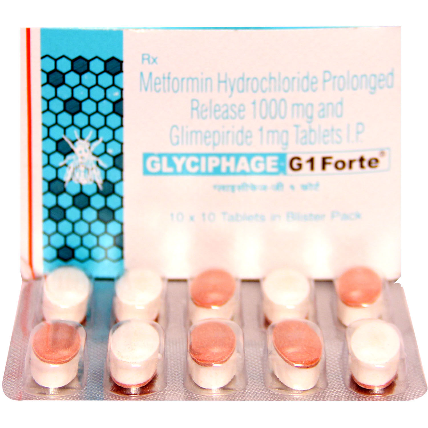 Glyciphage G1 Forte Tablet 10's Price, Uses, Side Effects, Composition - Apollo Pharmacy