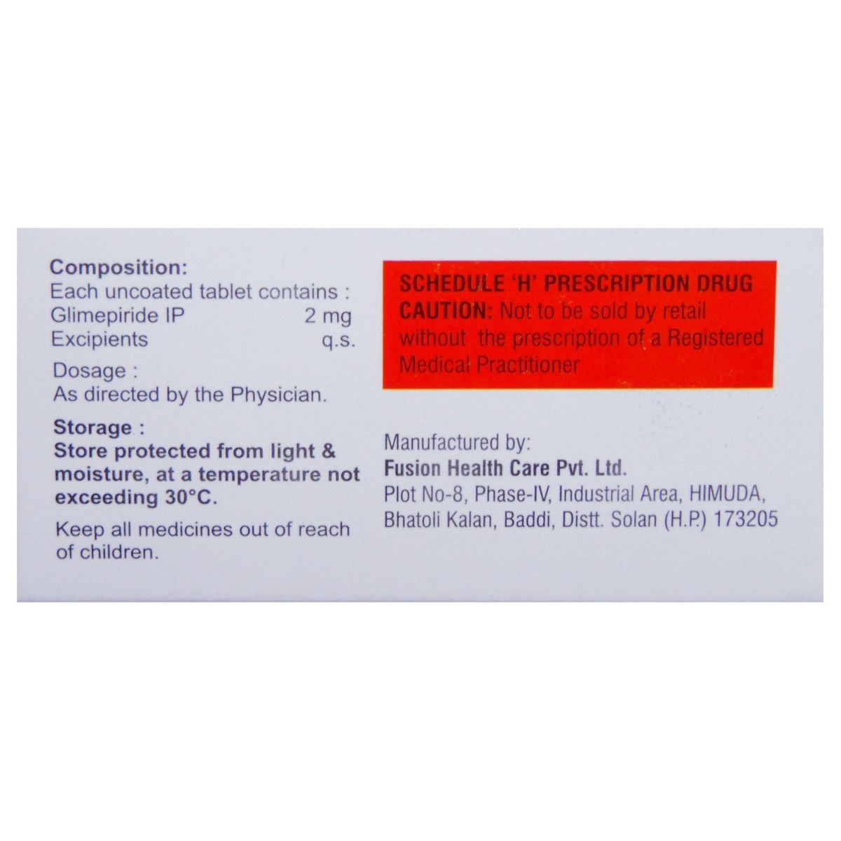 GLYNAMIC 2MG TABLET 10'S Price, Uses, Side Effects, Composition ...