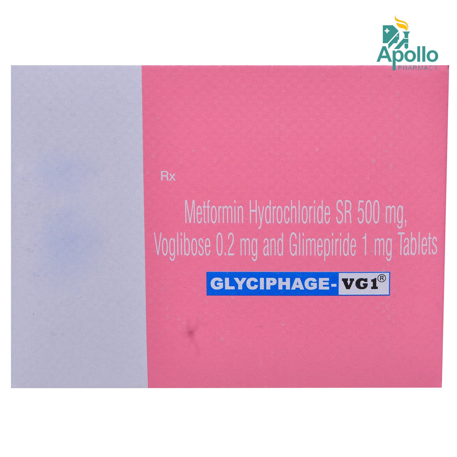 Glyciphage-VG1 Tablet 10's Price, Uses, Side Effects, Composition - Apollo Pharmacy