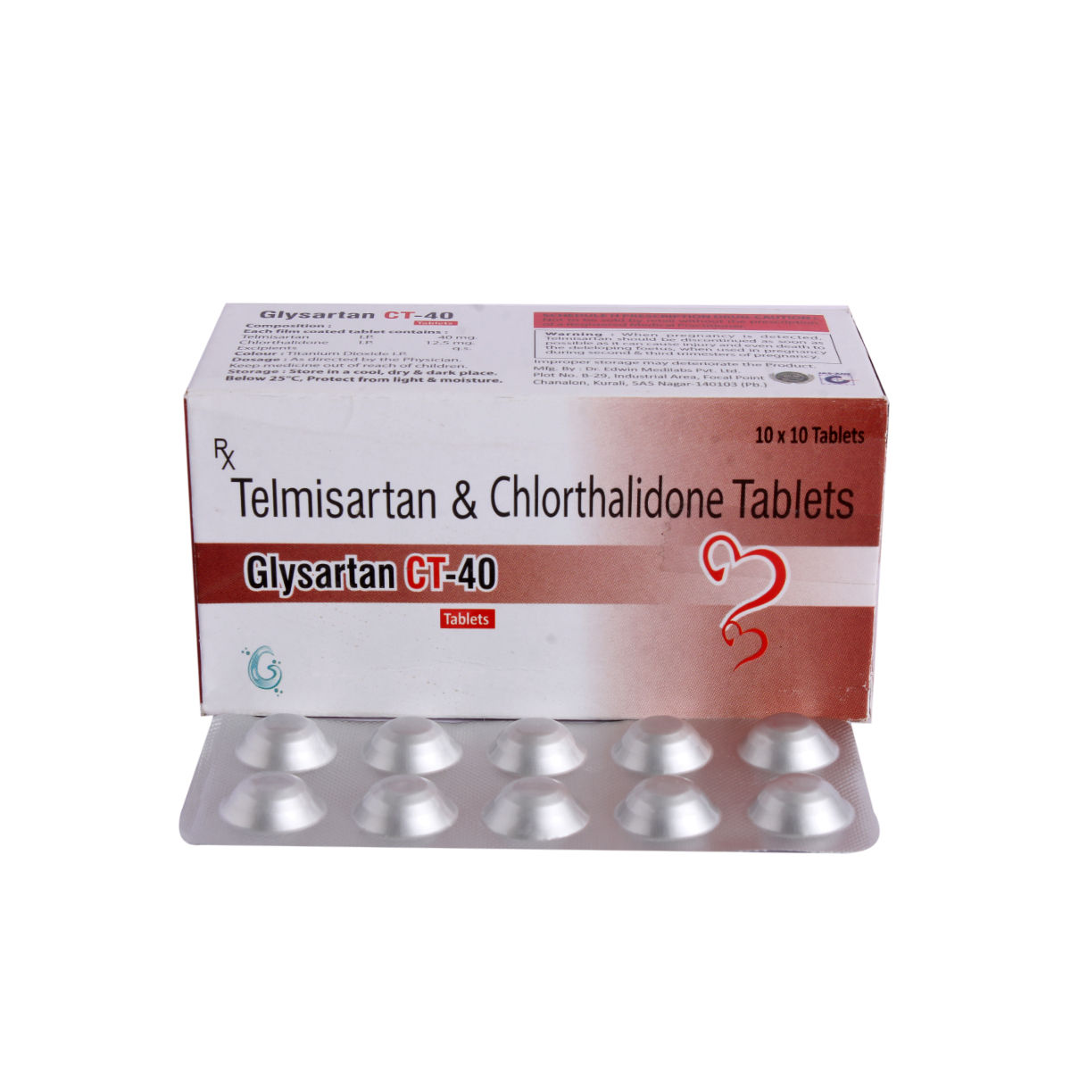 Glysartan CT 40 Tablet 10's Price, Uses, Side Effects, Composition ...