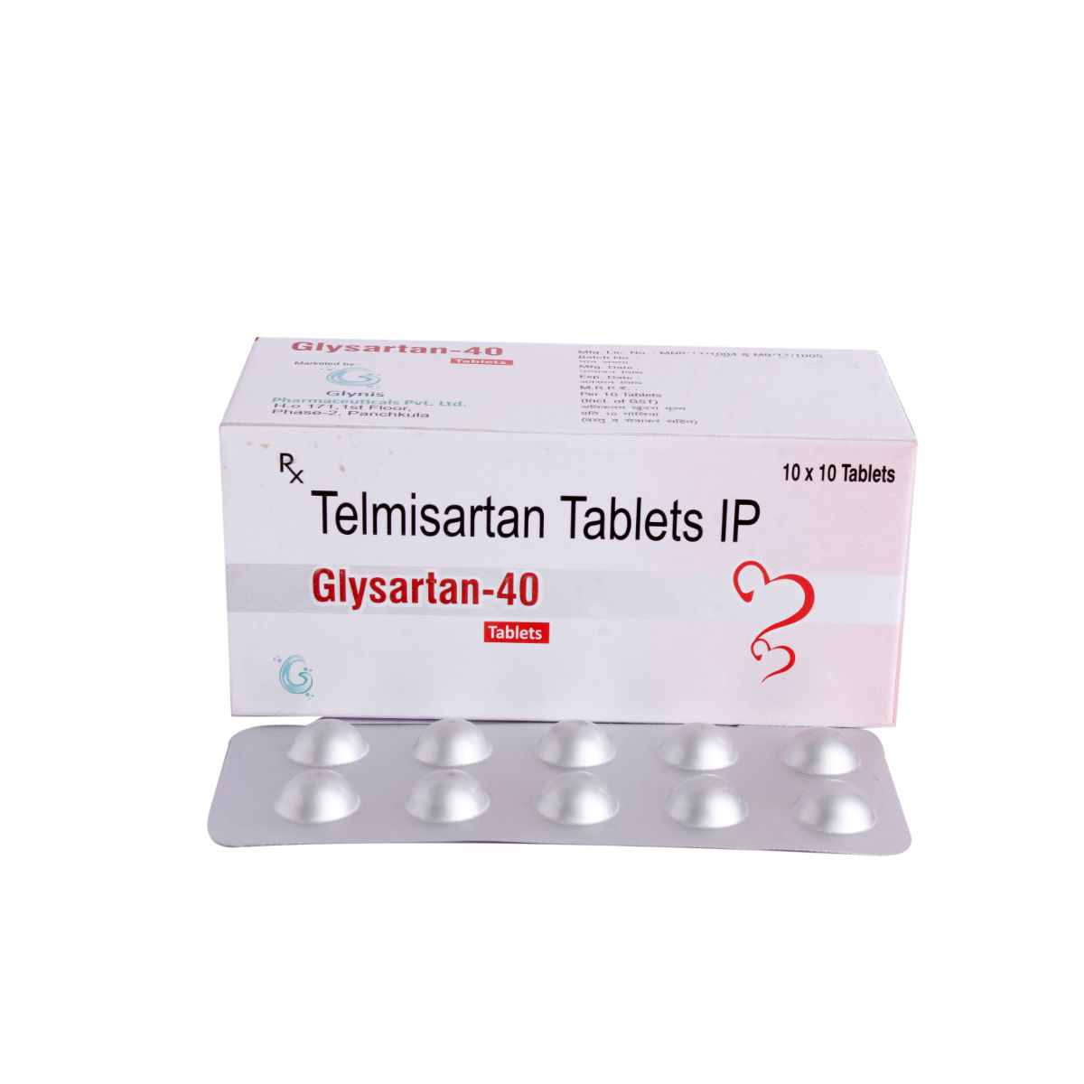 Glysartan 40 Tablet 10's Price, Uses, Side Effects, Composition ...