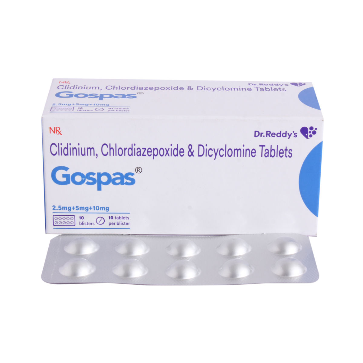 Gospas 2.5/5/10 mg Tablet 10's Price, Uses, Side Effects, Composition ...