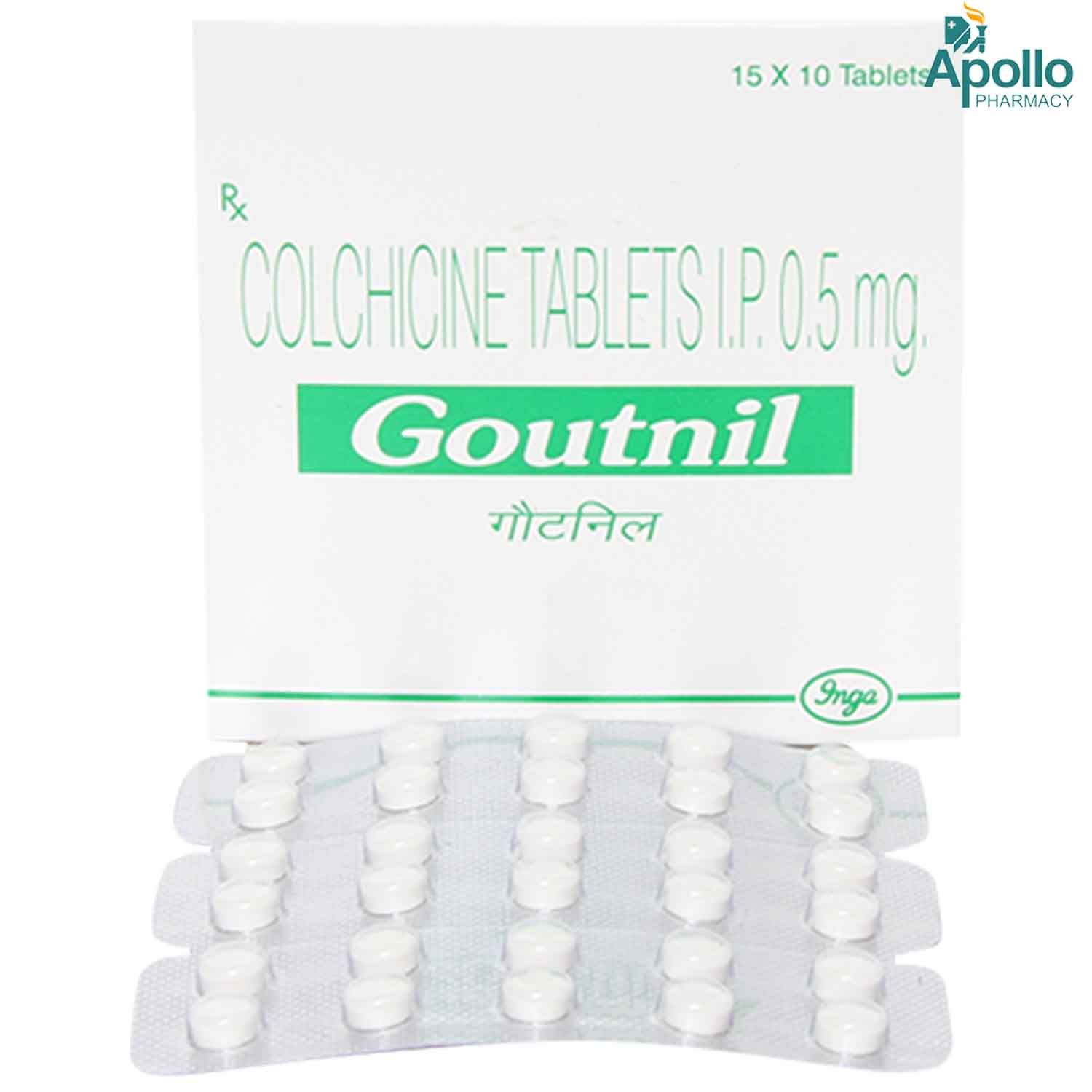 Goutnil Tablet 10's Price, Uses, Side Effects, Composition - Apollo ...