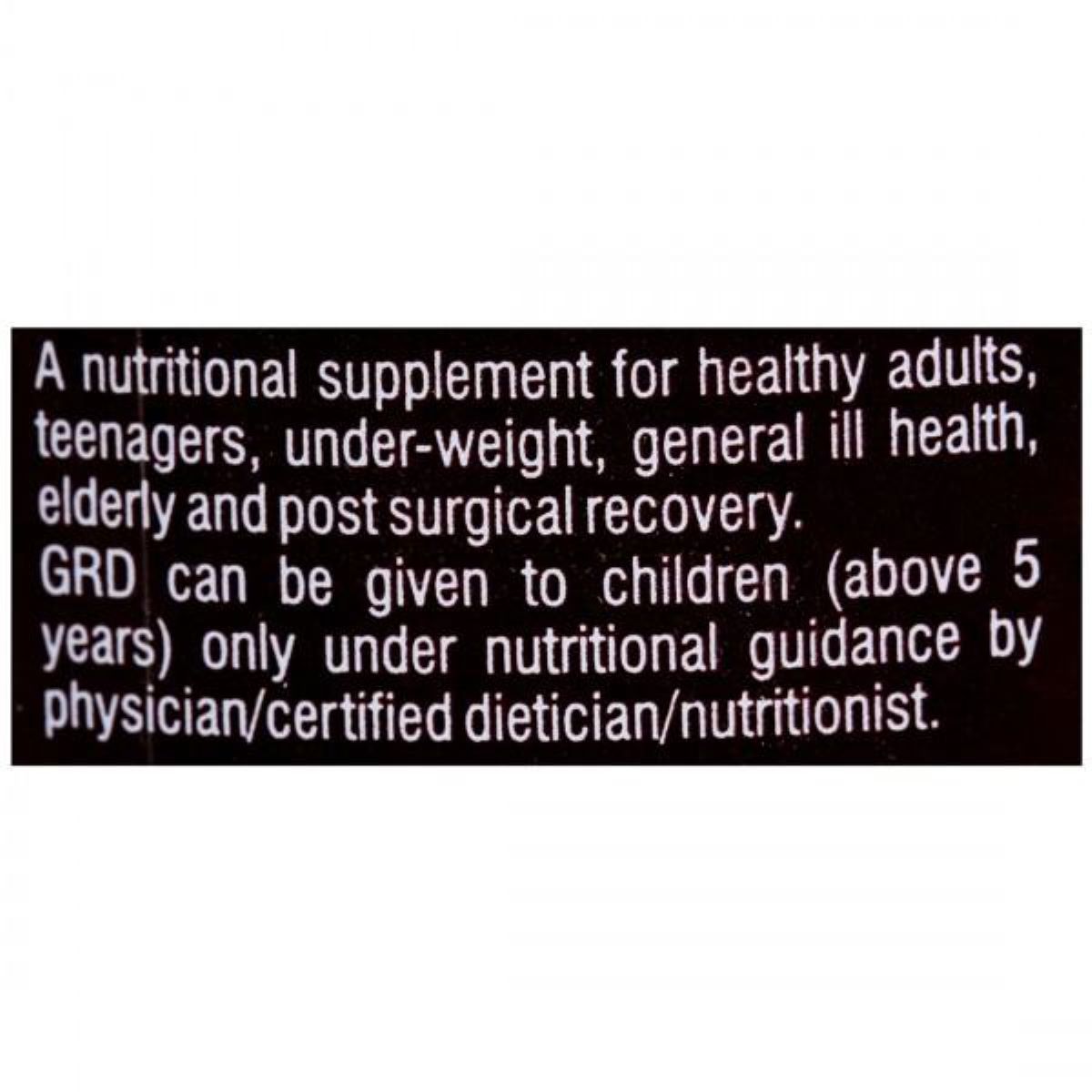 GRD Chocolate Flavour Powder, 200 gm Tin Price, Uses, Side Effects ...