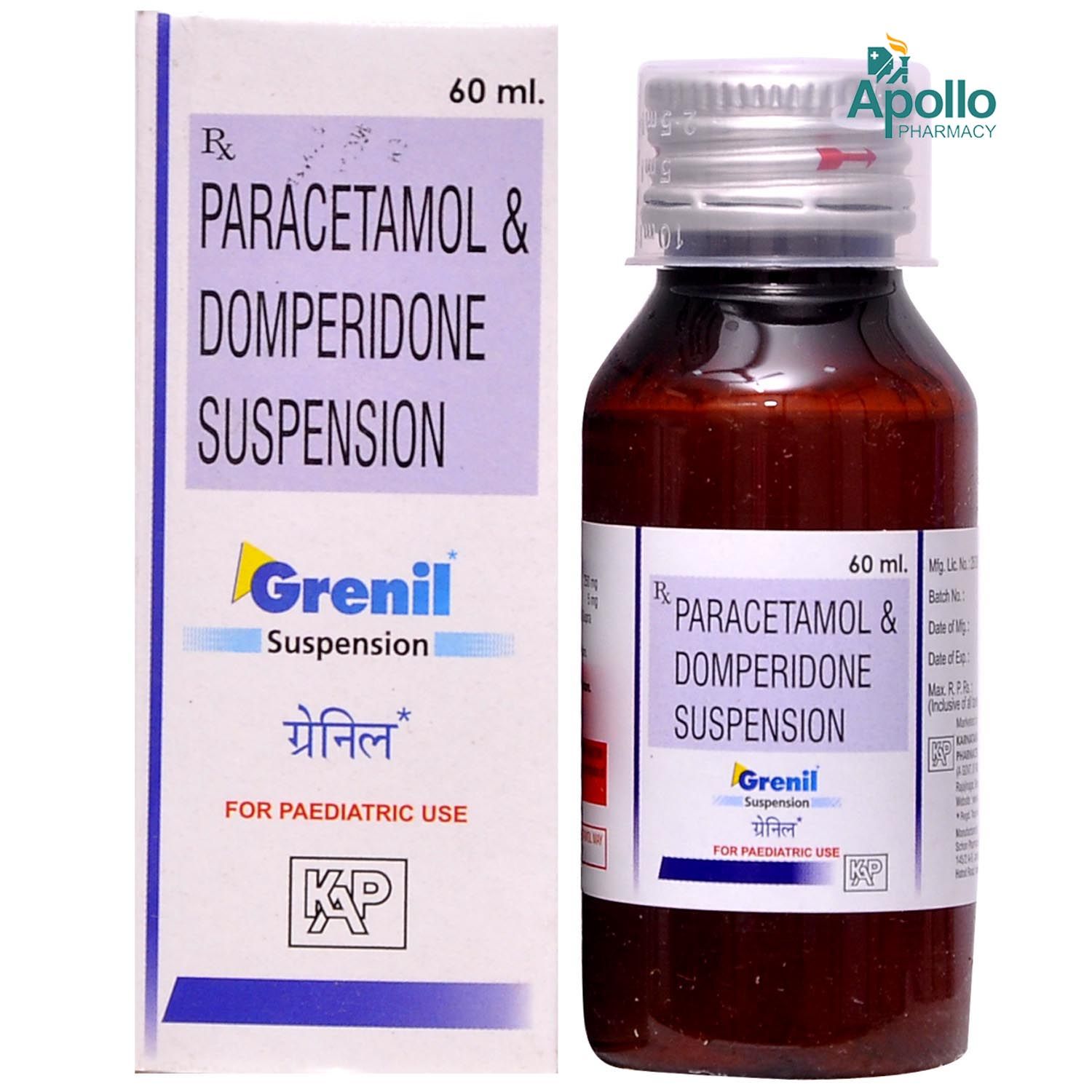 Grenil Syrup 50 ml Price, Uses, Side Effects, Composition - Apollo Pharmacy