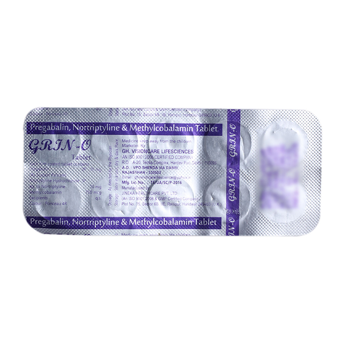 Grin-O 75mg Tablet 10's Price, Uses, Side Effects, Composition - Apollo ...