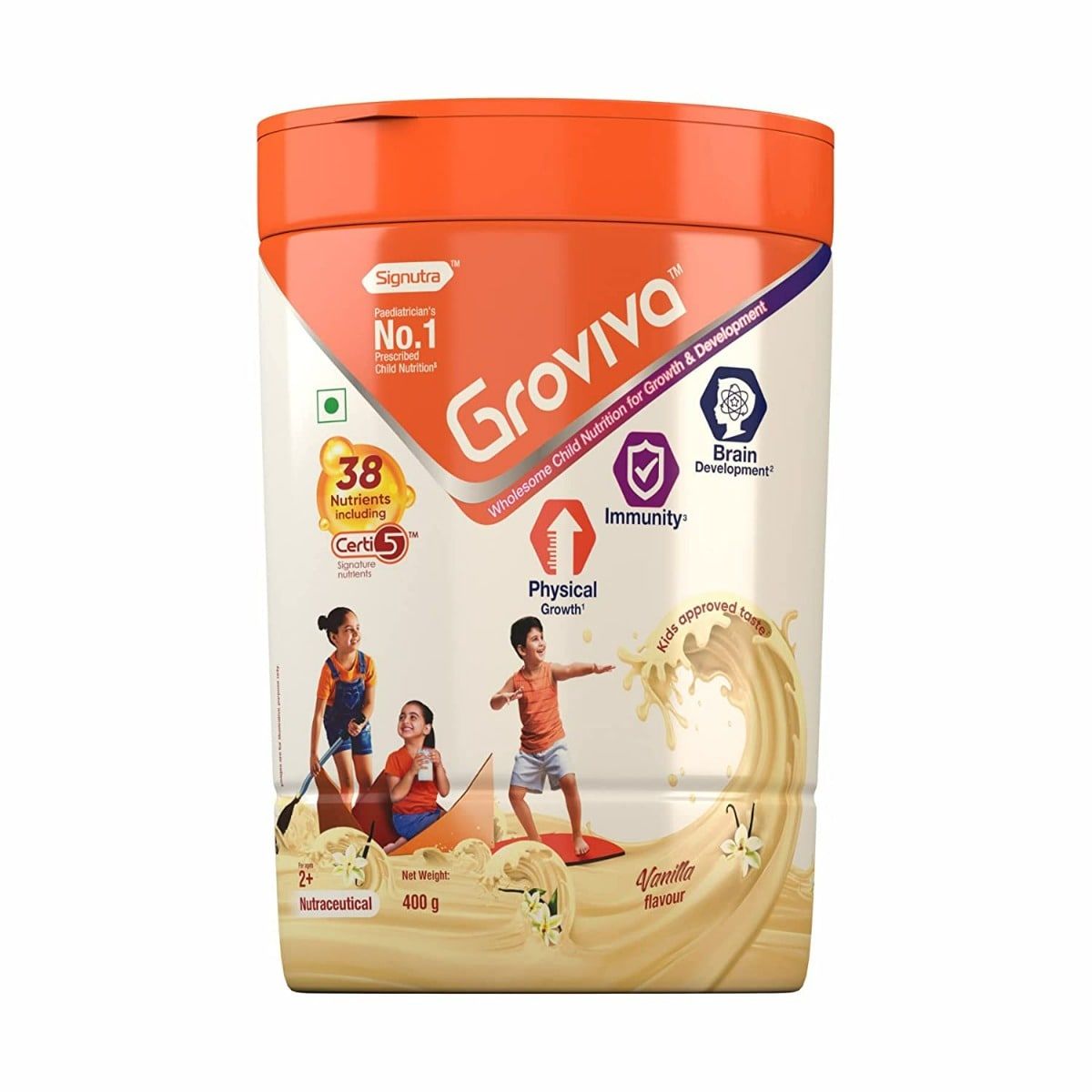 Groviva Vanilla Powder 400 gm Price, Uses, Side Effects, Composition ...