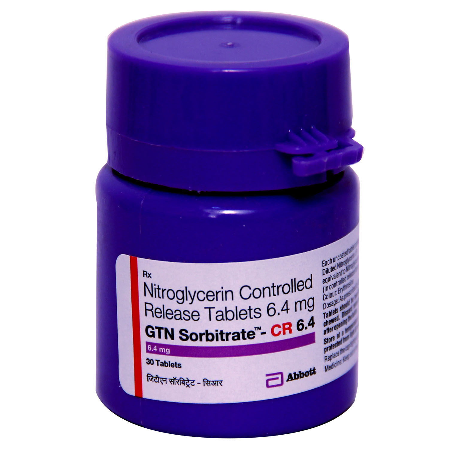 Gtn Sorbitrate CR 6.4 Tablet 30's Price, Uses, Side Effects ...