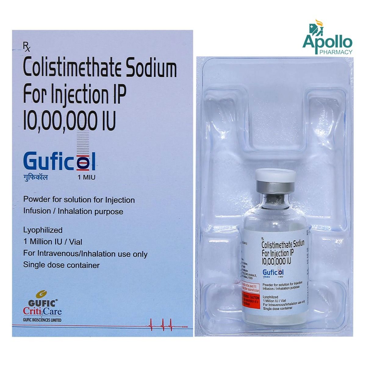 Guficol 1miu Injection Price, Uses, Side Effects, Composition - Apollo ...