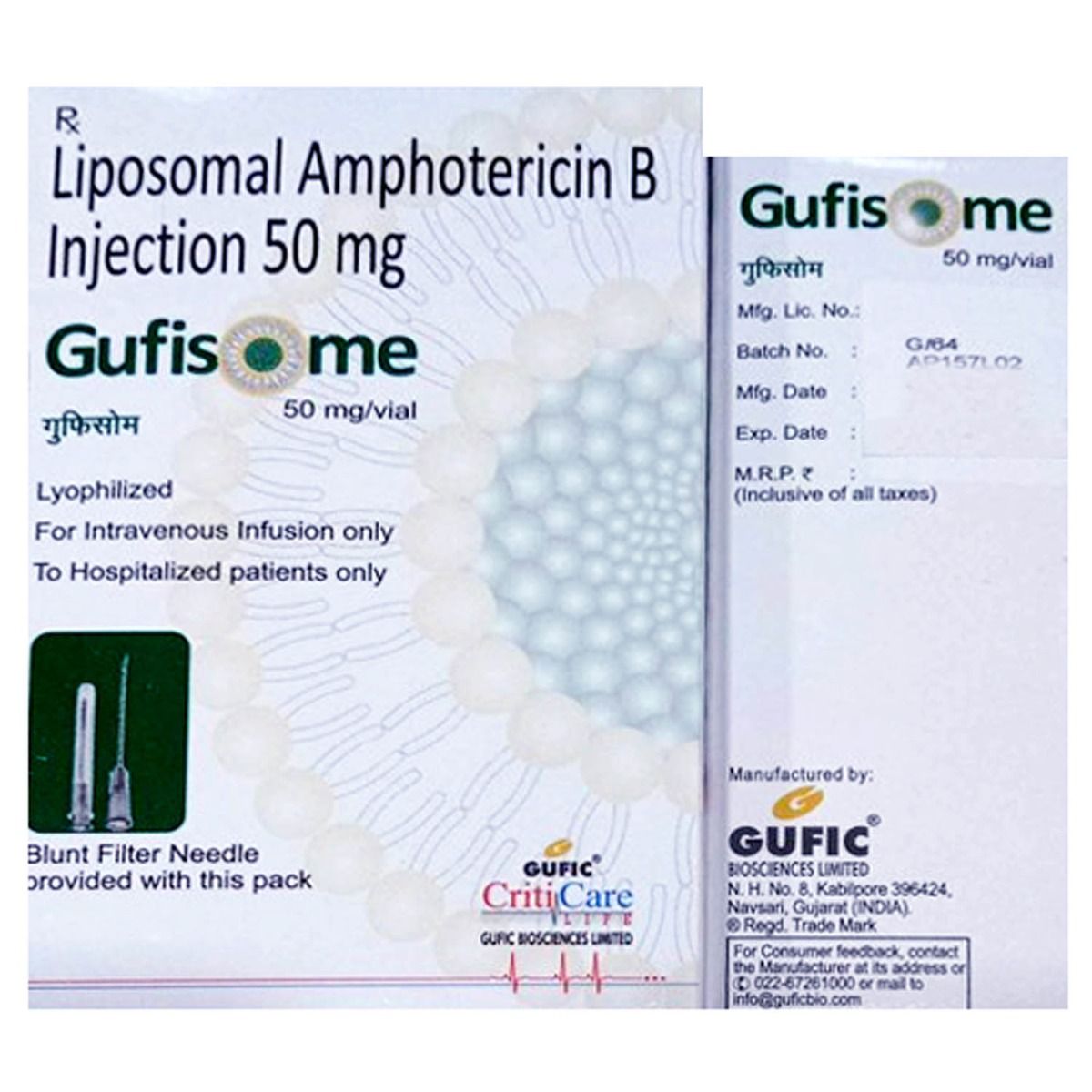 Gufisome 50 mg Injection Price, Uses, Side Effects, Composition ...