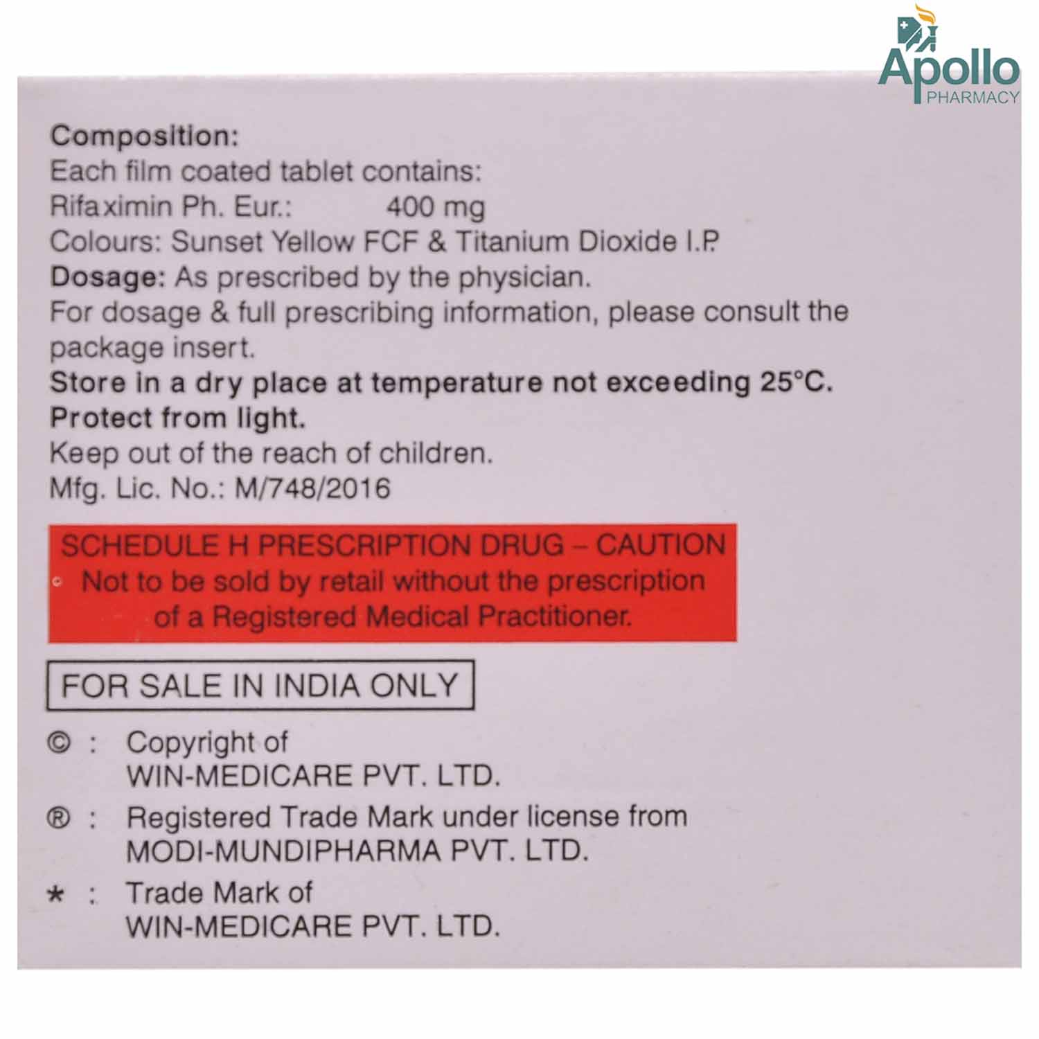 GUTWIN 400MG TABLET 10'S Price, Uses, Side Effects, Composition ...